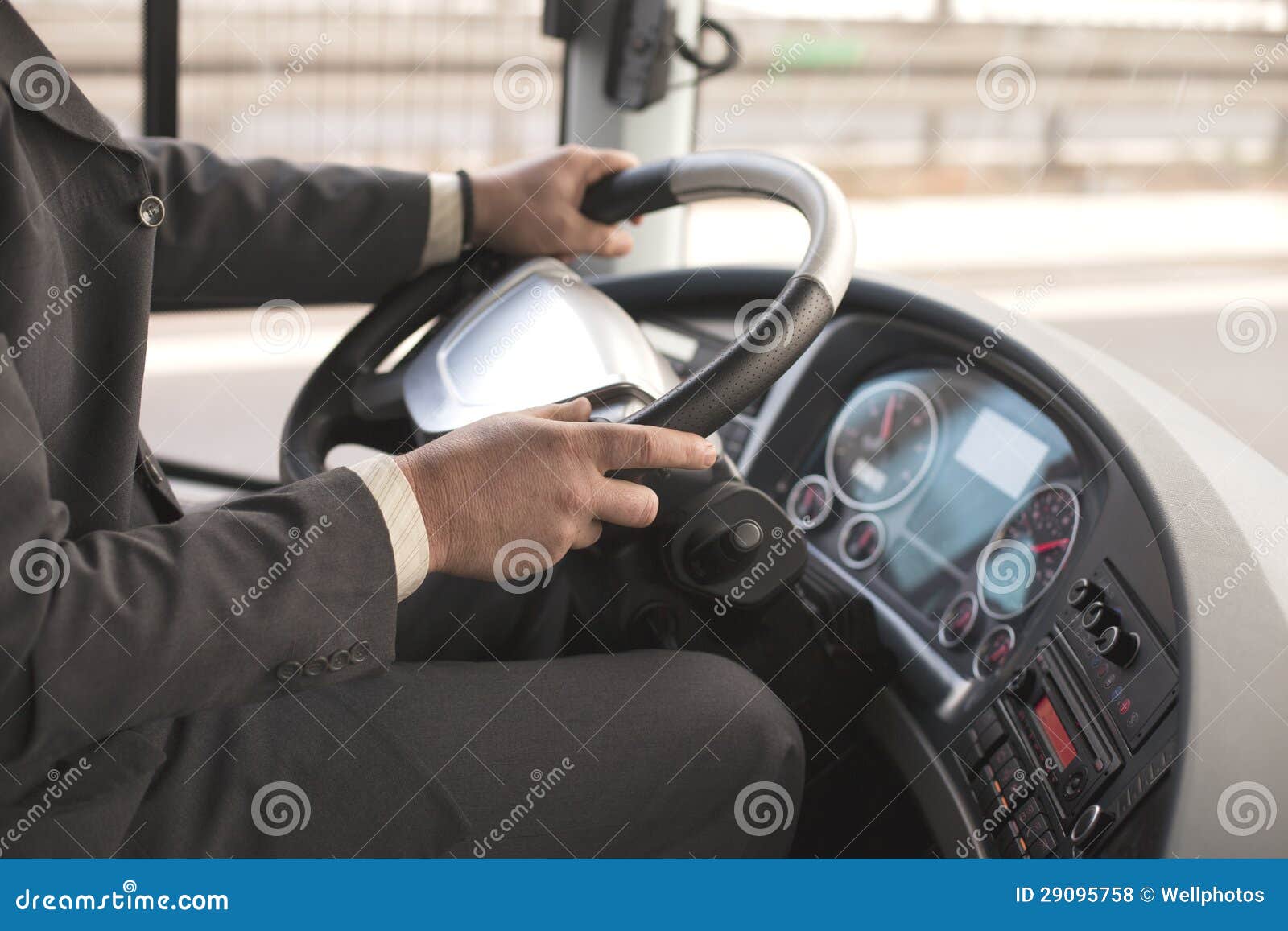Bus driver stock photo. Image of autobus, vehicle, driver - 29095758
