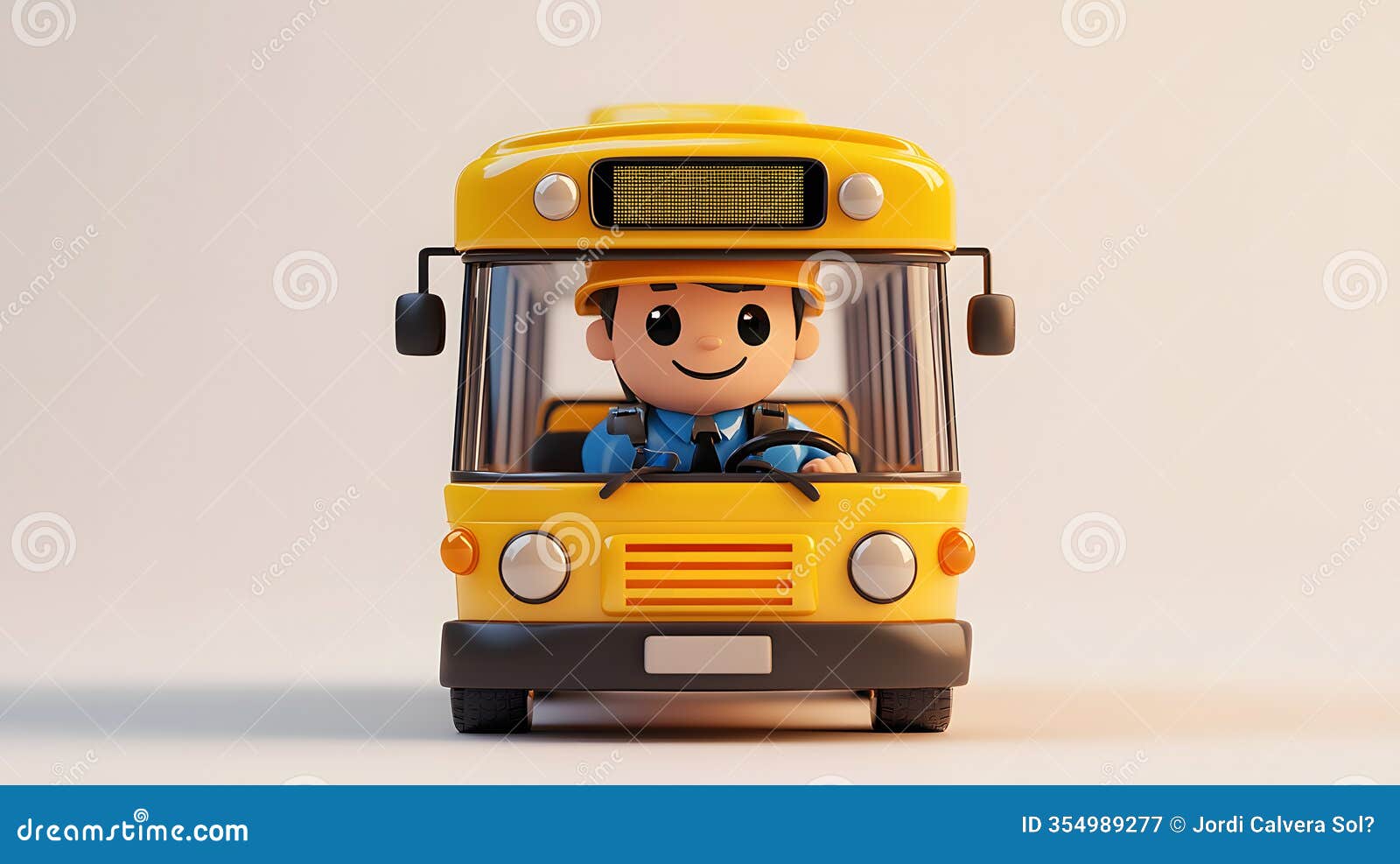 A Bus Driver, 3D Render Style, Transparent Background. Cut Stock ...