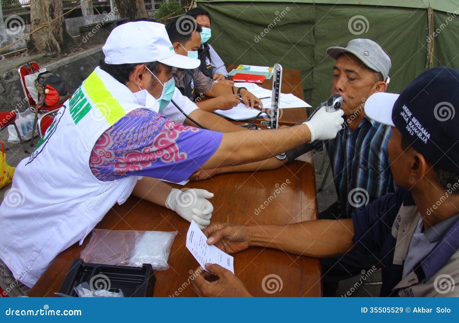 Bus Driver Medical Check Up Editorial Stock Image - Image of road ...