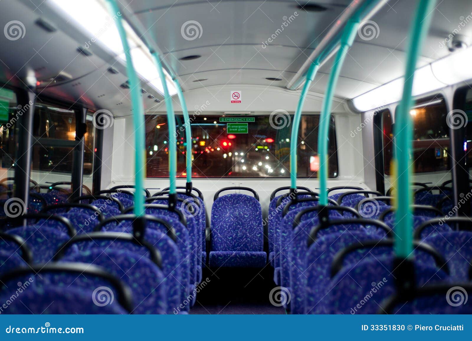 Bus empty seats stock photo. Image of commute, public - 33351830