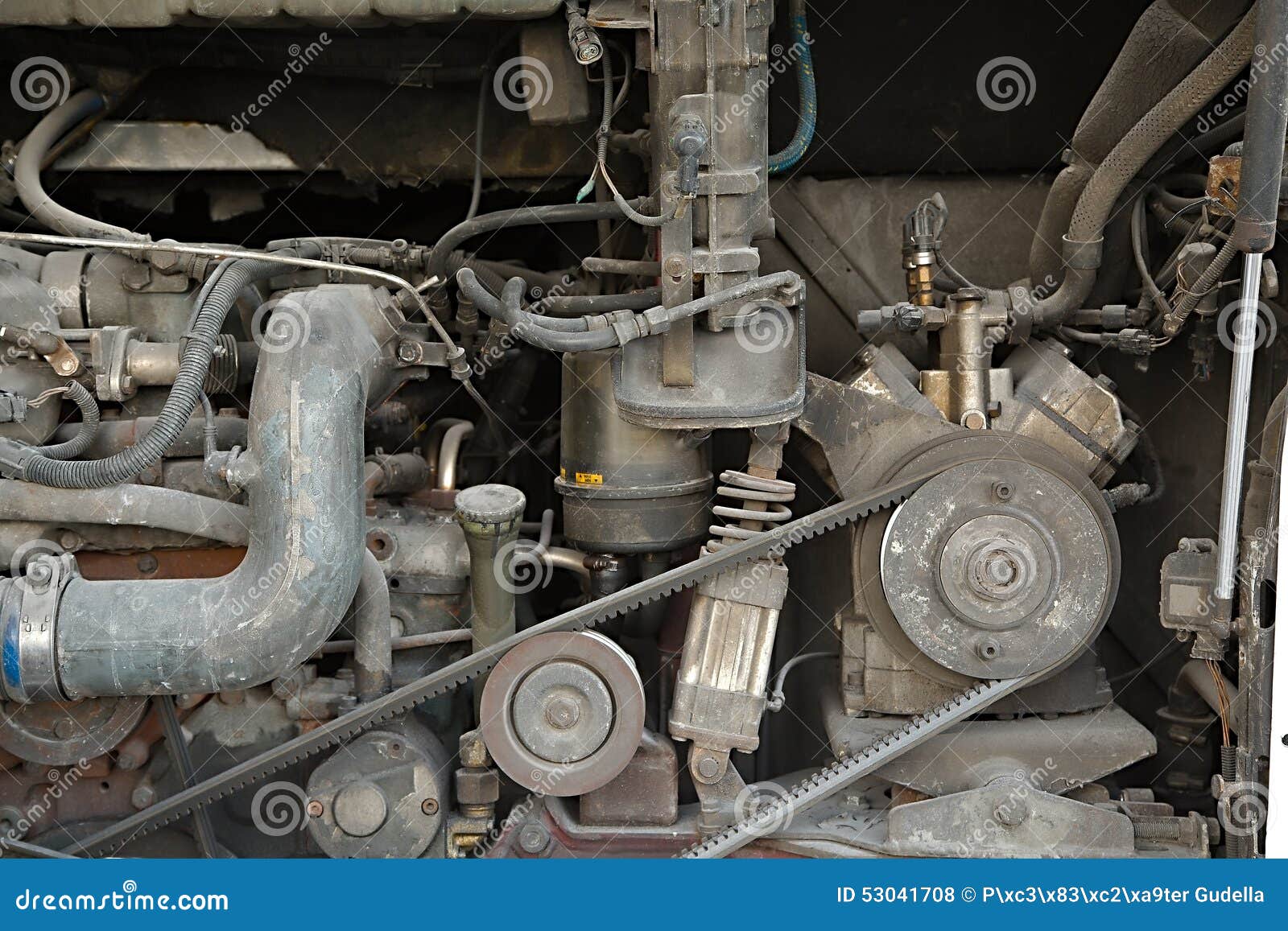 Bus Engine Problem stock photo. Image of machinery, breakdown - 53041708