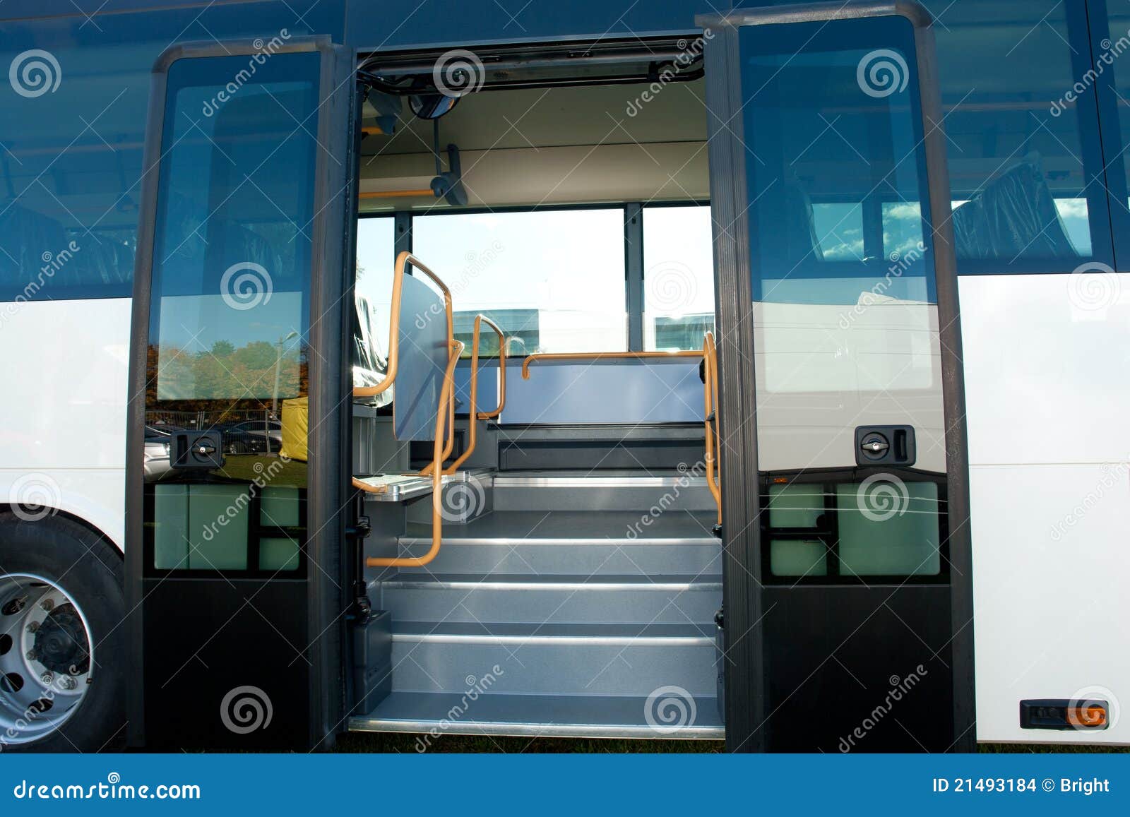 Bus Entrance stock photo. Image of door, entrance, access - 21493184