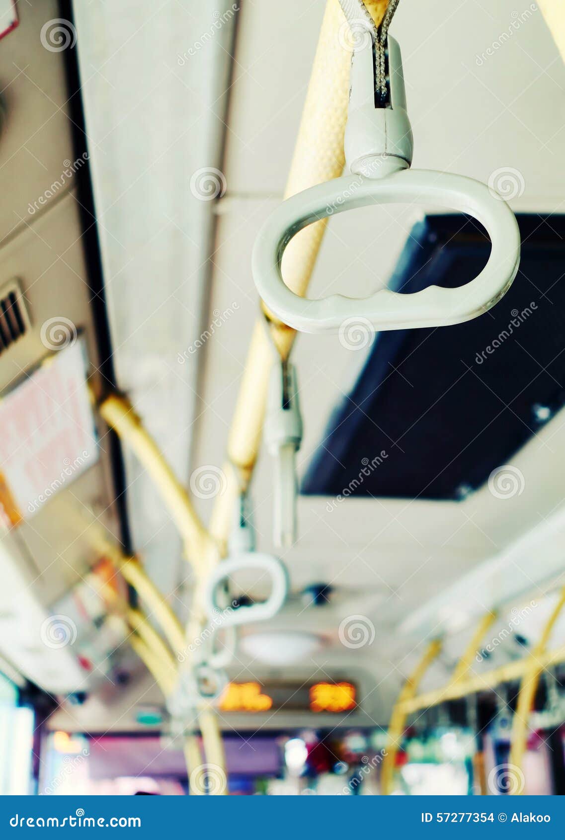 Bus handle stock photo. Image of interior, inside, handles - 57277354