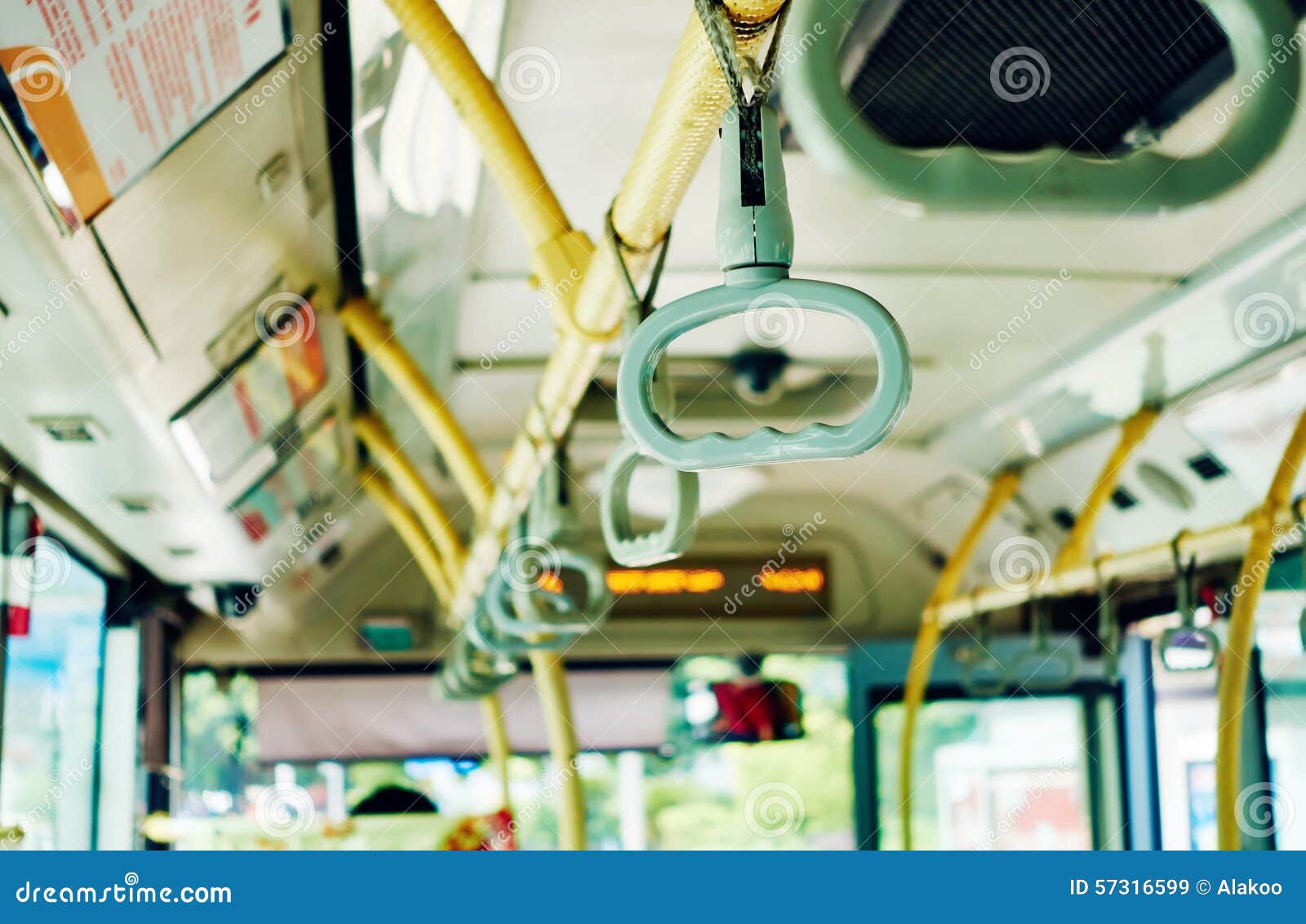 Bus handle interior stock image. Image of handles, handle - 57316599