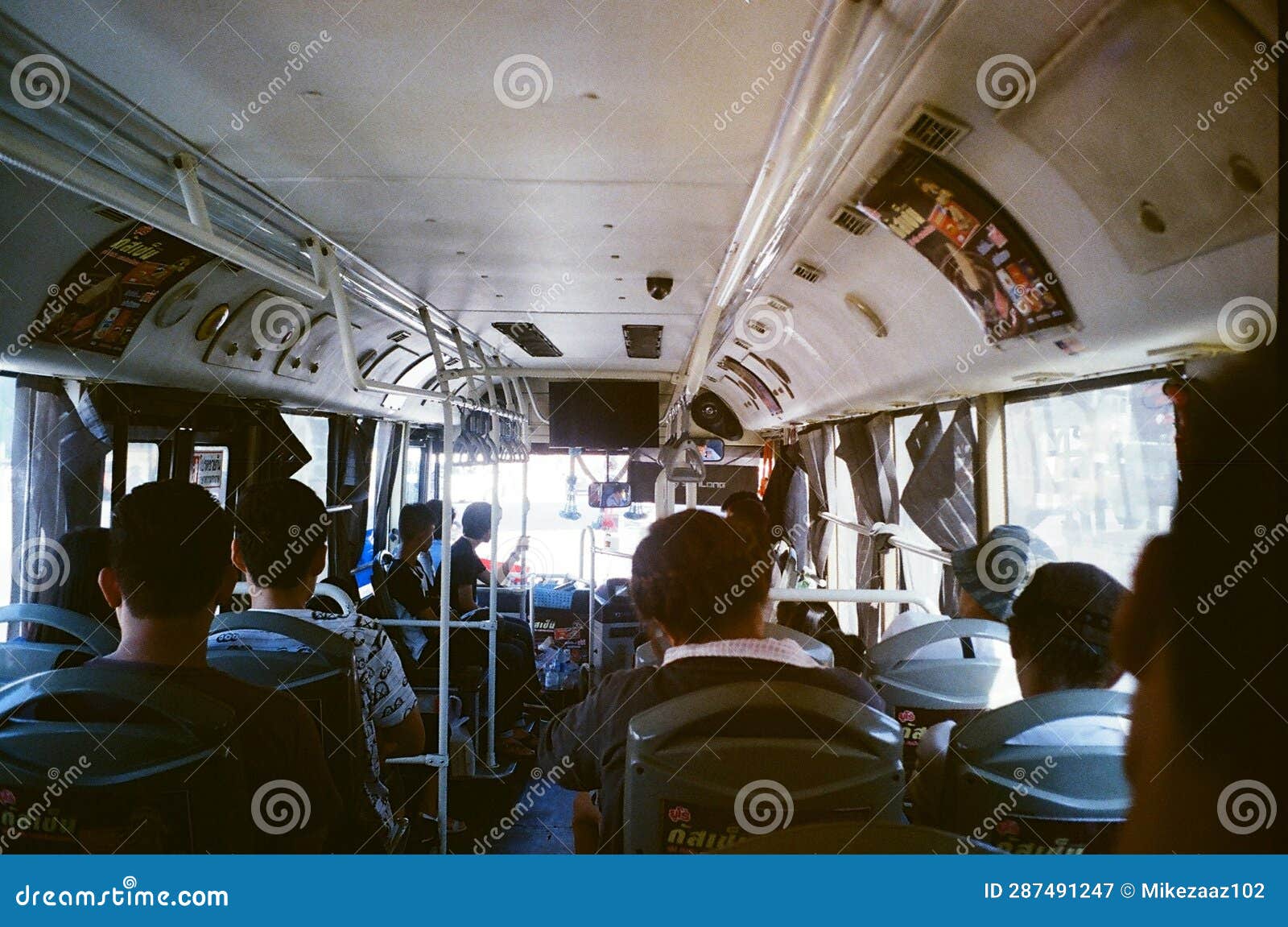 In the bus and human editorial photography. Image of public - 287491247