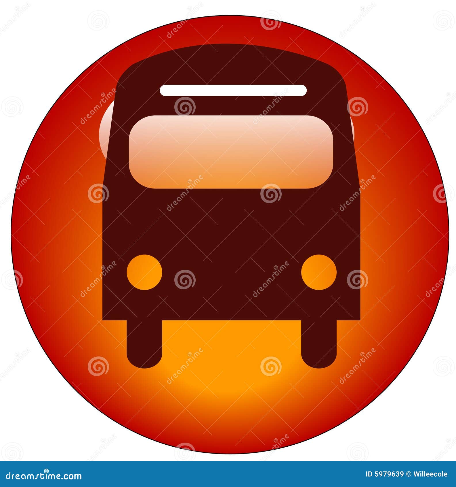 Bus icon stock vector. Illustration of passenger, drive - 5979639