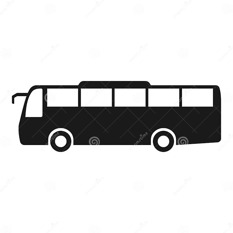 Bus Icon, Bus Side Icon Vector Stock Vector - Illustration of design ...