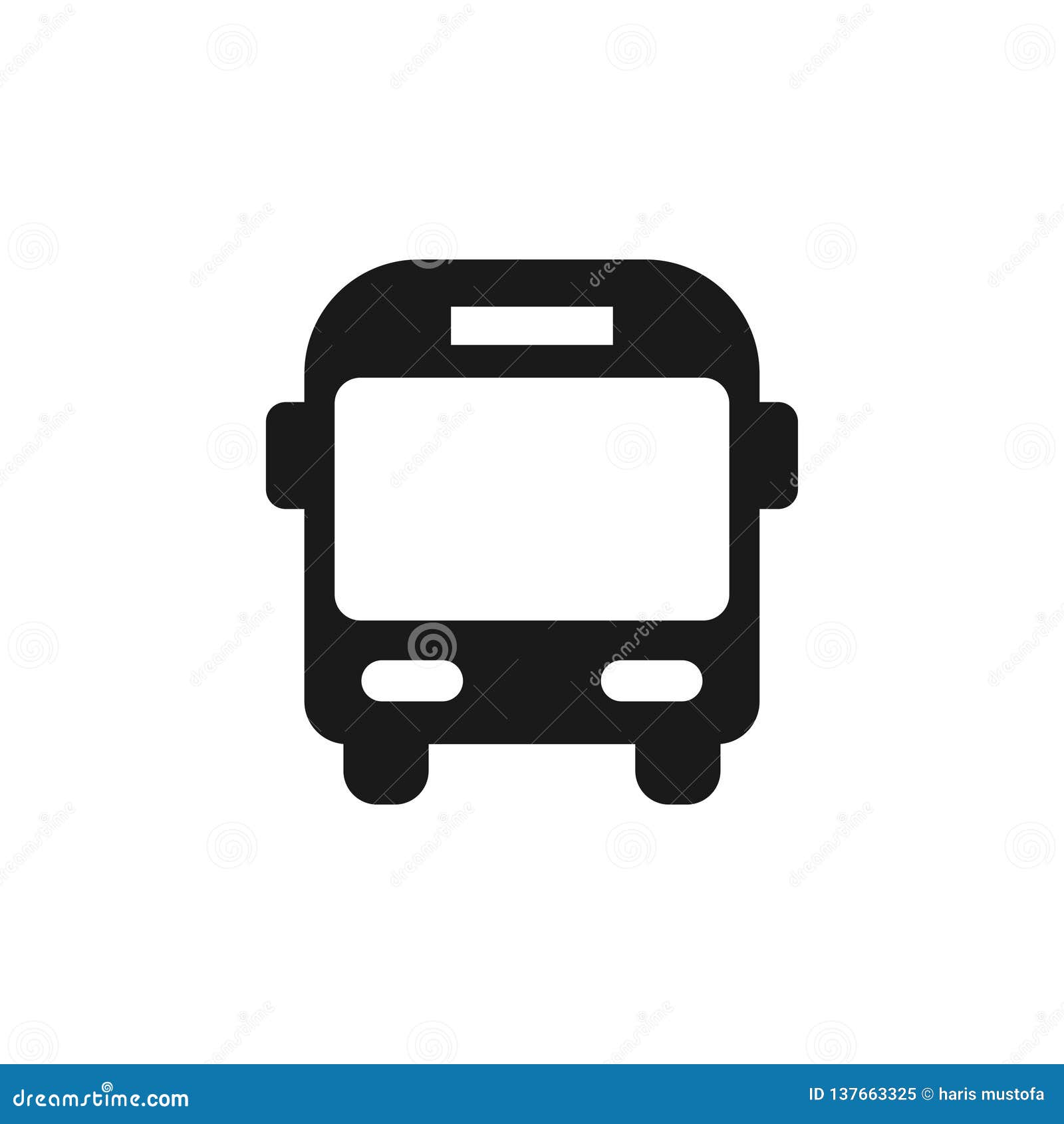 Bus Icon Graphic Design Template Vector Stock Vector - Illustration of ...