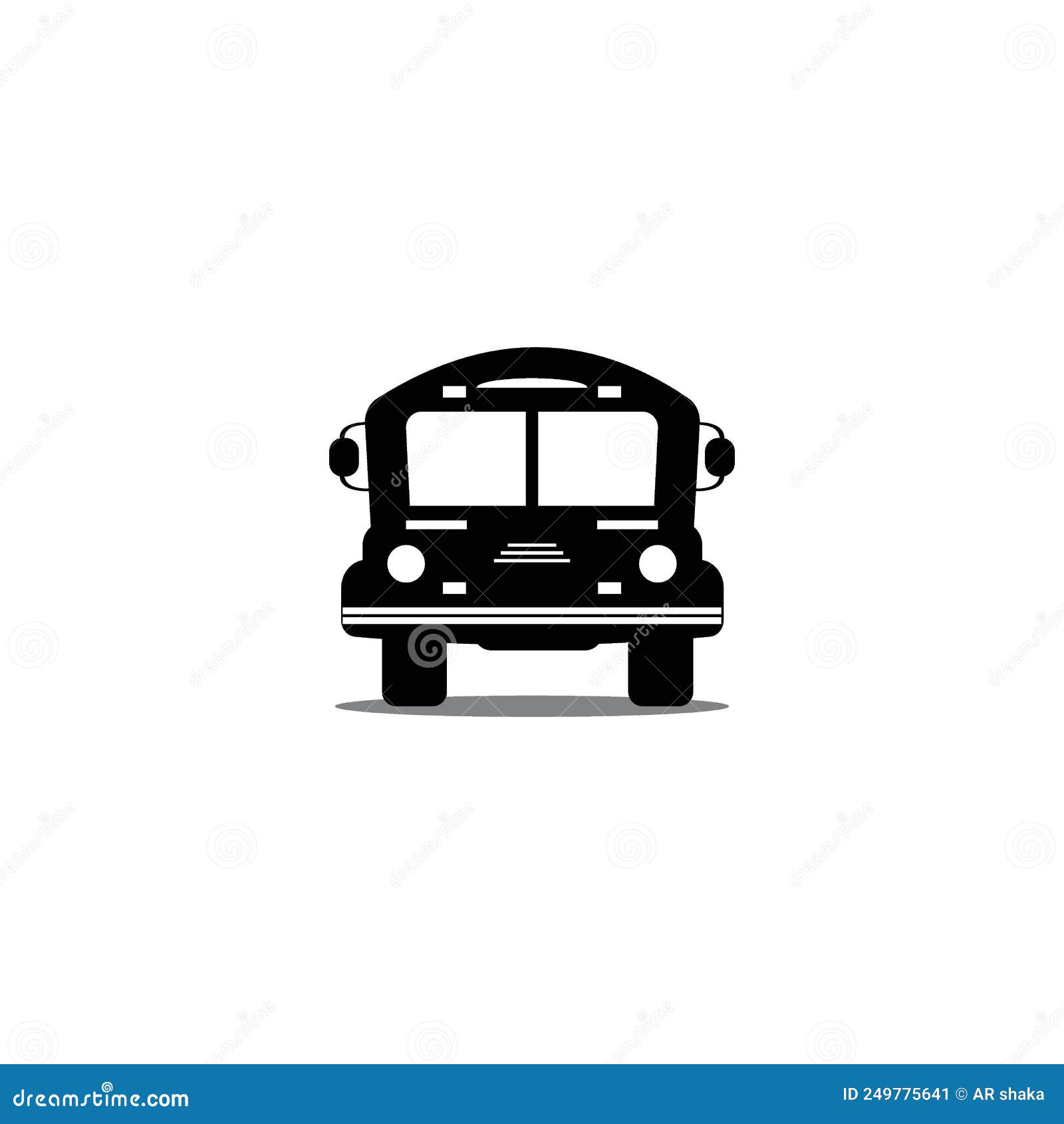 Bus Icon Logo, Vector Design Stock Vector - Illustration of white ...