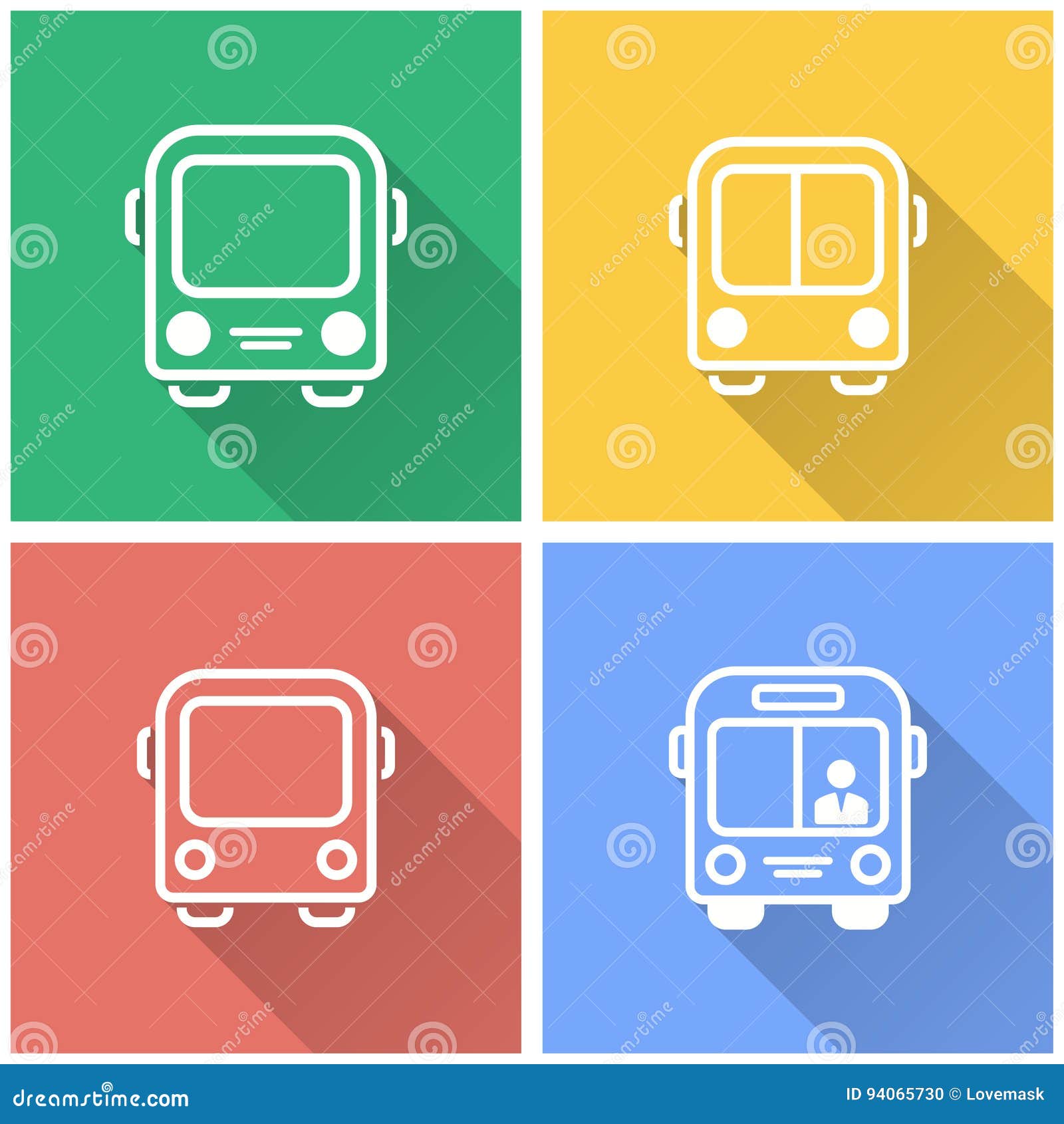 Bus - icona di vettore illustrazione vettoriale. Illustrazione di ...