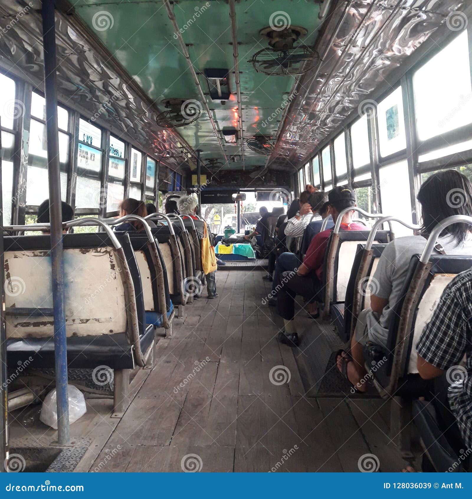 BuS editorial stock image. Image of vintage, indoor - 128036039