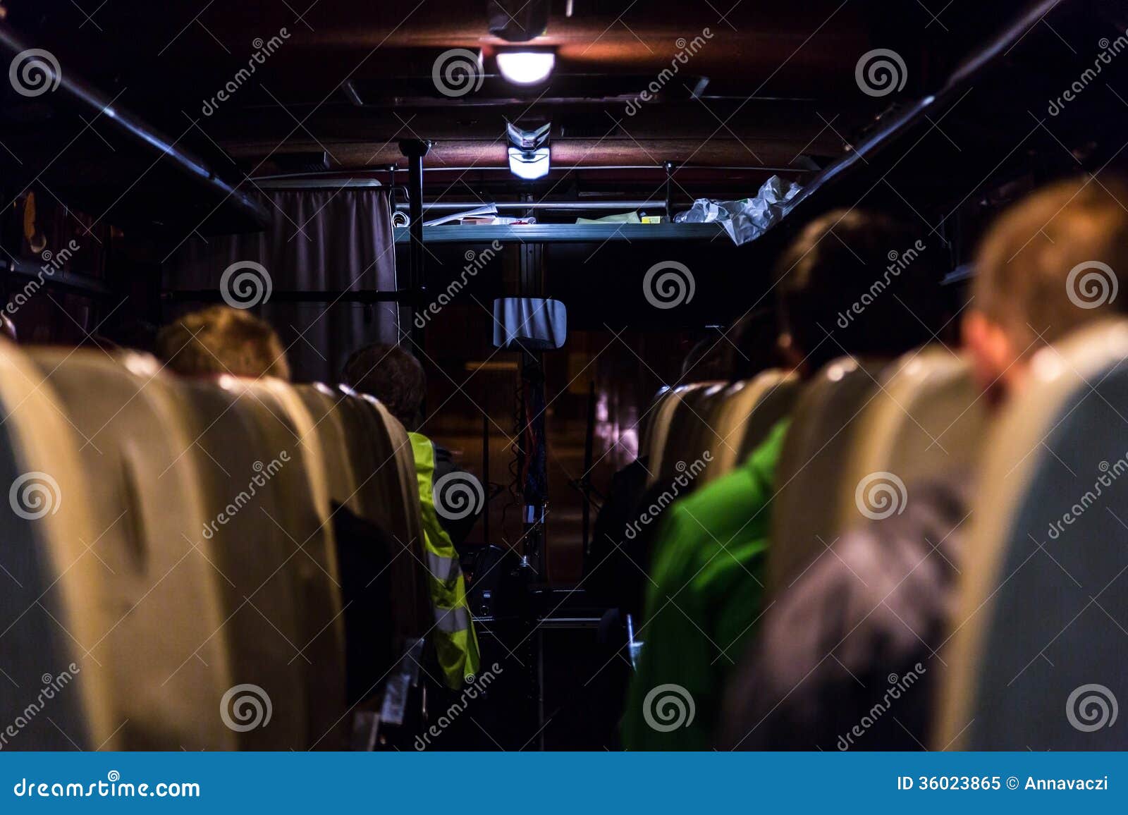 Bus interior with people stock image. Image of trip, business - 36023865