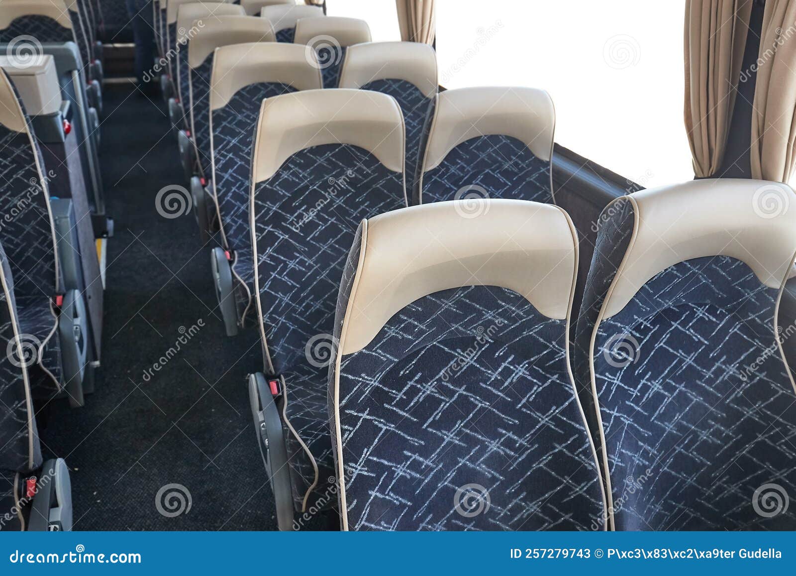 Bus interior seats stock image. Image of seat, inside - 257279743