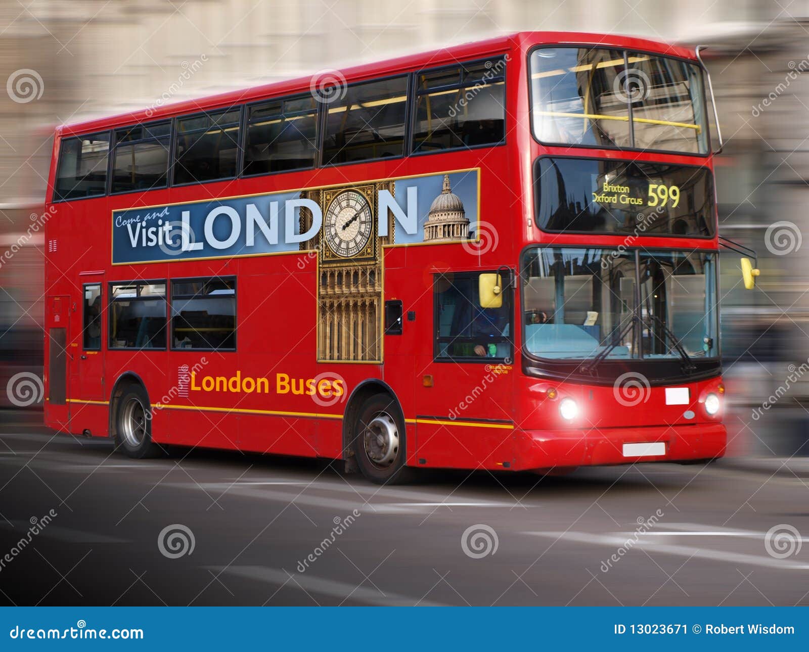 Bus moderno di Londra immagine stock. Immagine di tipico - 13023671