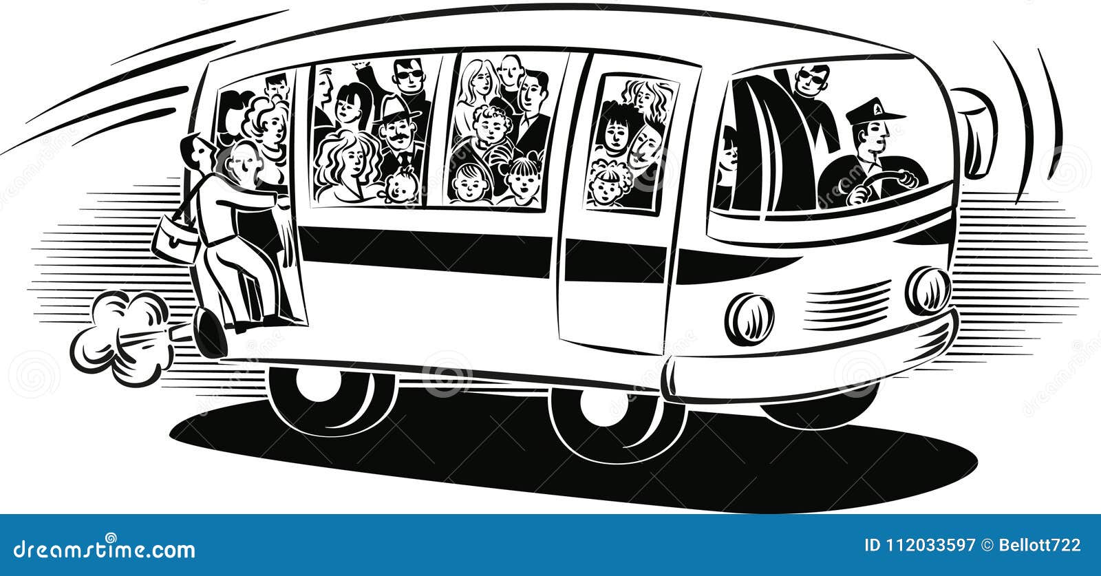 Bus Overloaded with Passengers Traveling. Stock Vector - Illustration ... Bus Overloaded with Passengers Traveling. Stock Vector - Illustration ...