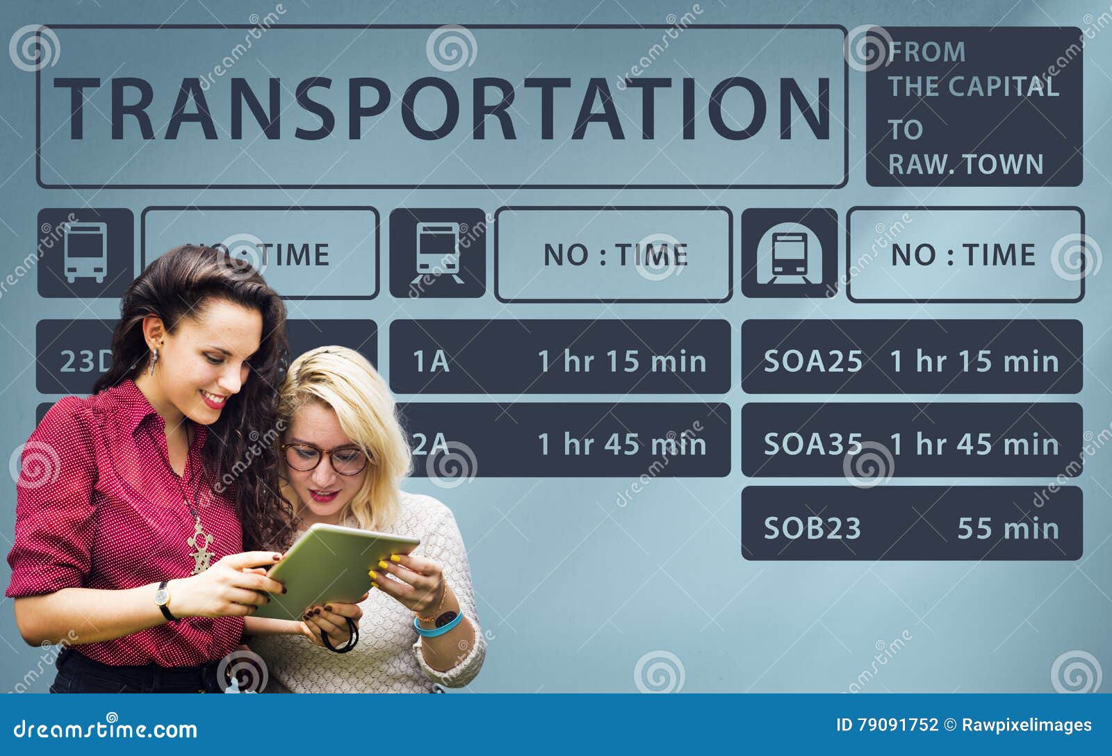 Bus Route Express Terminal Schedule Concept Stock Photo - Image of ...
