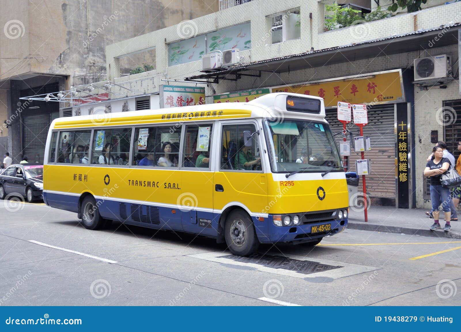 Bus service in Macao editorial stock image. Image of service - 19438279