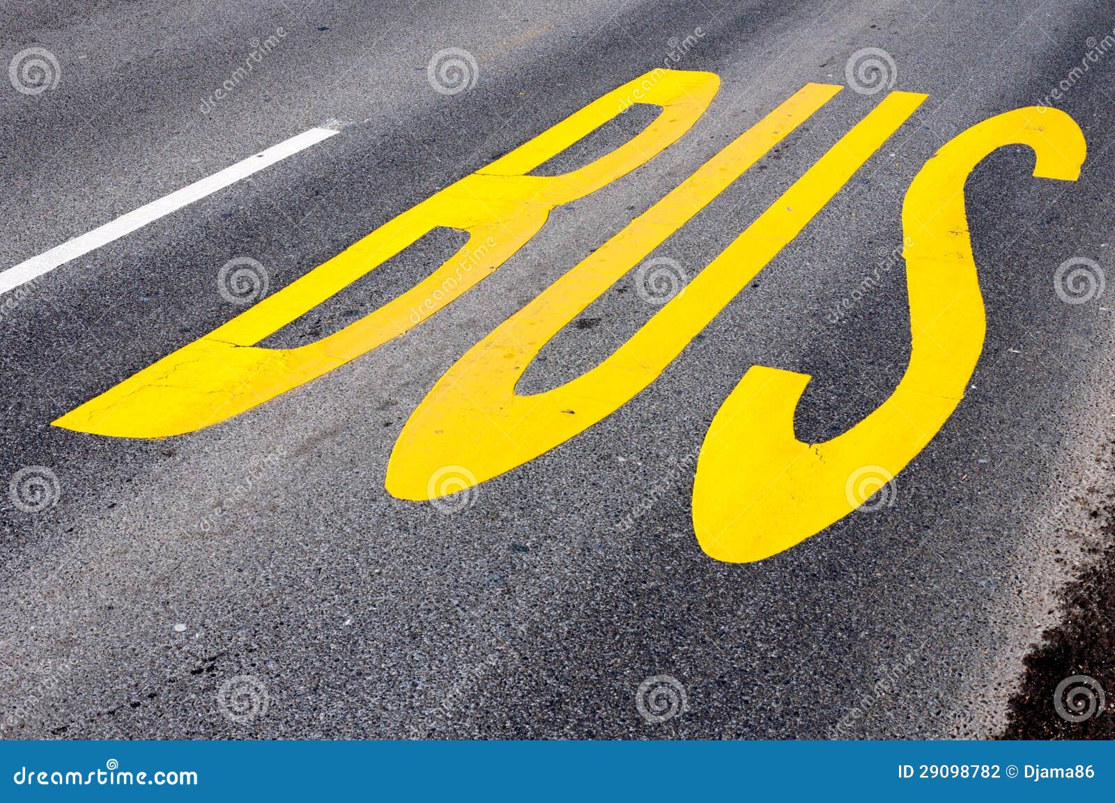 Bus sign stock photo. Image of station, contemporary - 29098782