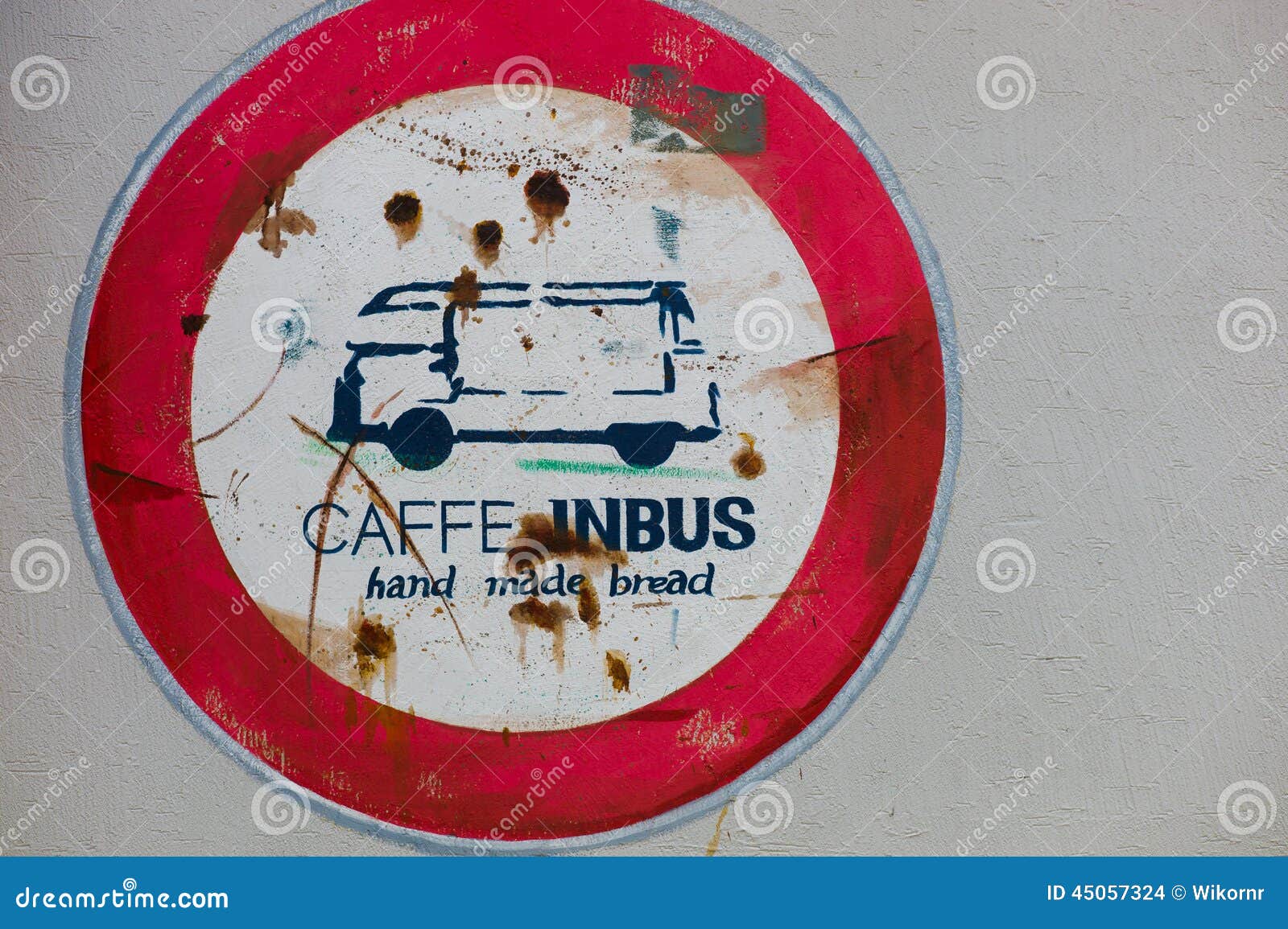 Bus sign in red circle stock photo. Image of transport - 45057324