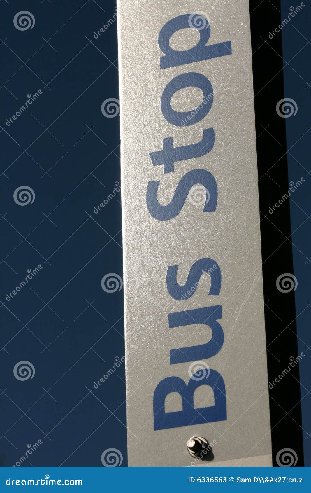 Bus Sign - Transportation stock image. Image of silver - 6336563