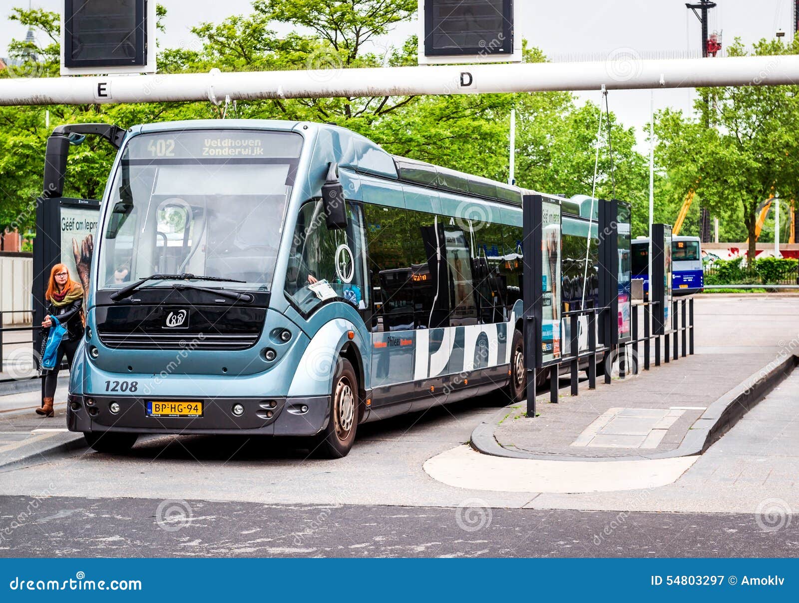 Bus Snelle Doorgang (Phileas) in De Centrale Post Van Eindhoven ...