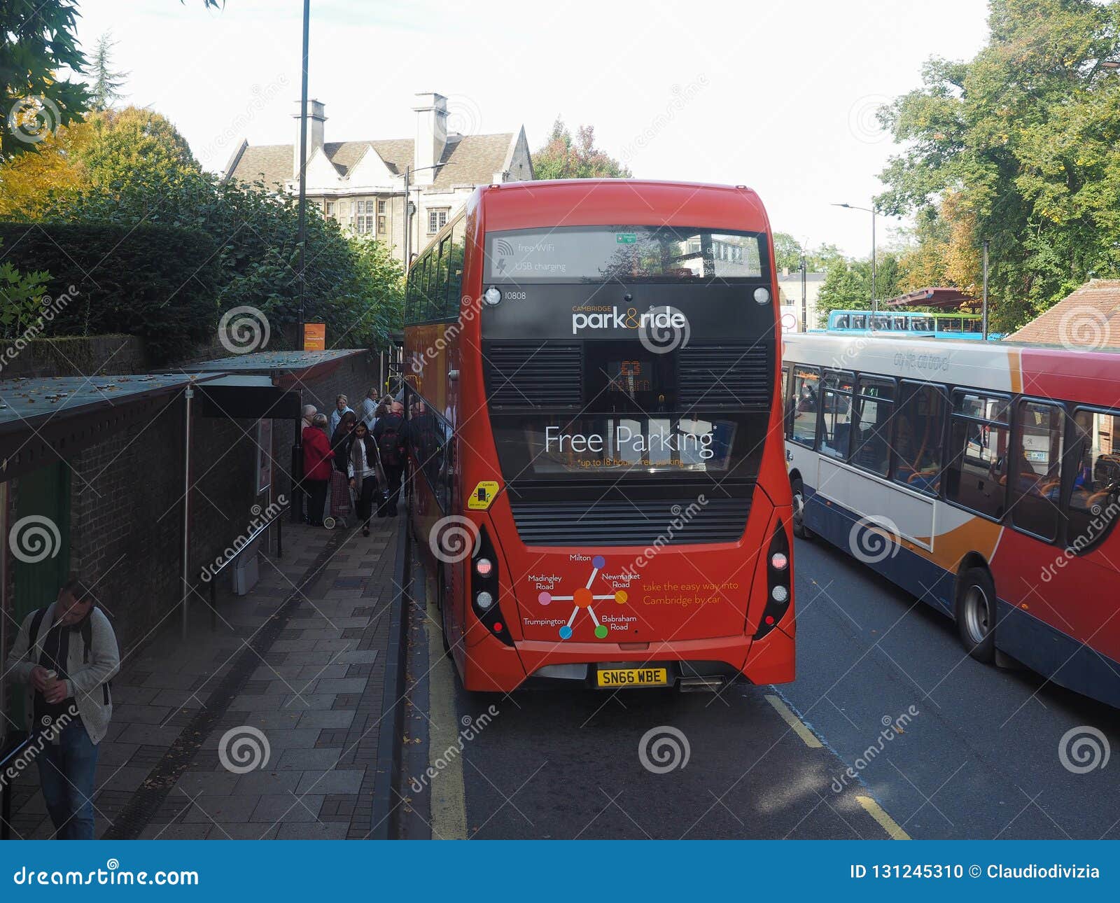 Bus station in Cambridge editorial image. Image of cambridge - 131245310