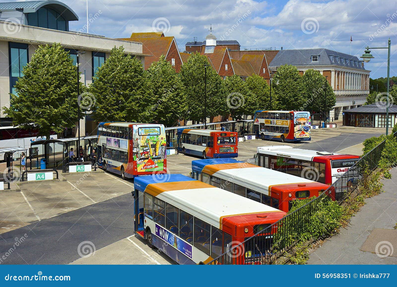 Bus station editorial photo. Image of canterbury, buses - 56958351