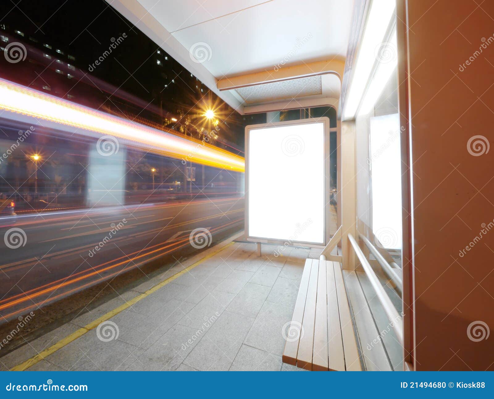 Bus station and chair stock photo. Image of city, frame - 21494680