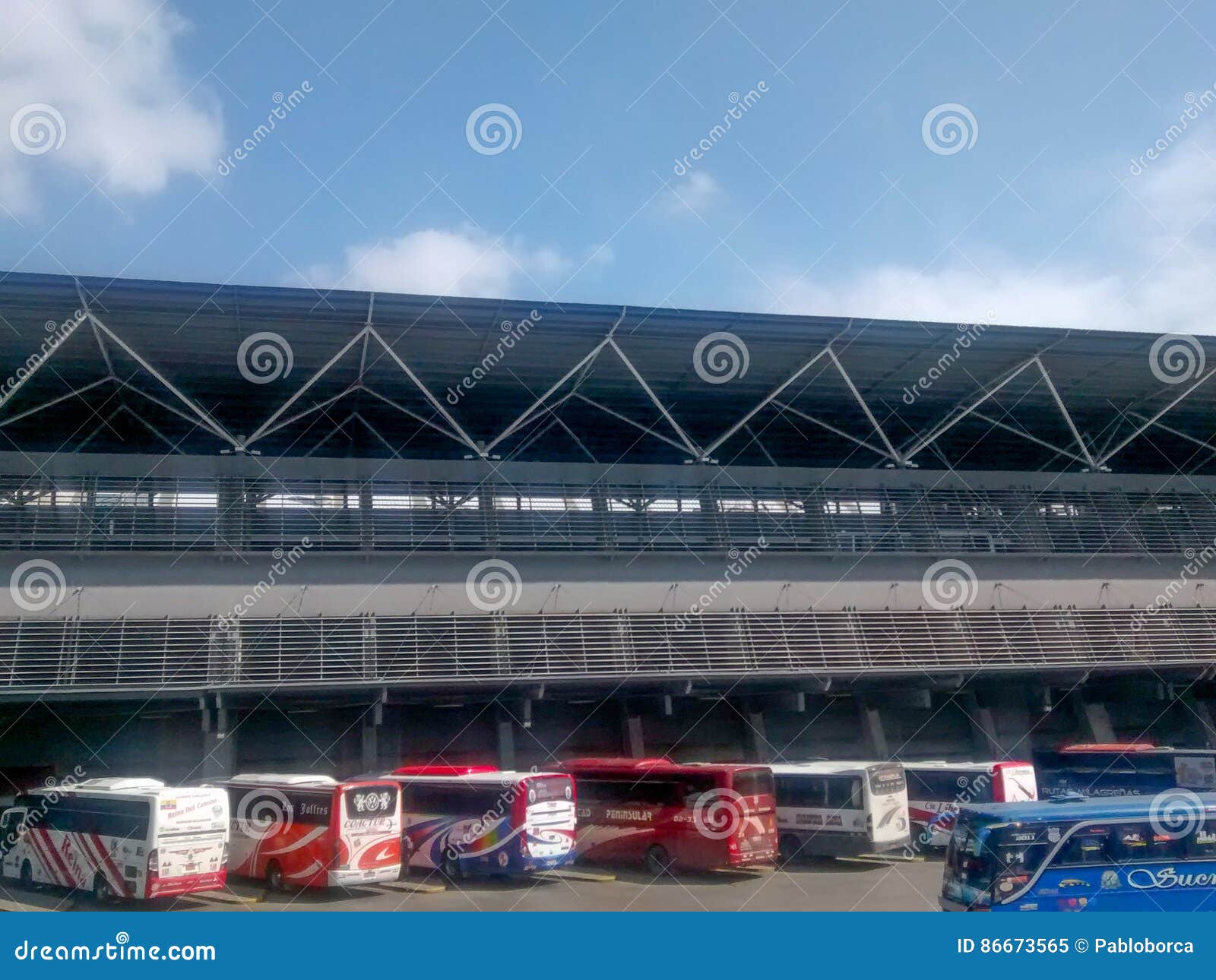 Bus Station in Guayaquil, Ecuador Editorial Image - Image of view ...