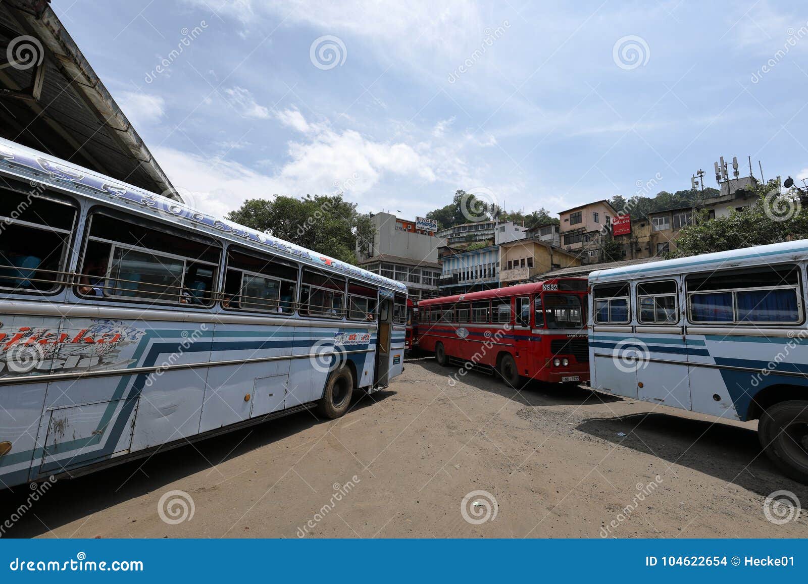 The Bus Station of Kandy in Sri Lanka Editorial Stock Image - Image of ...