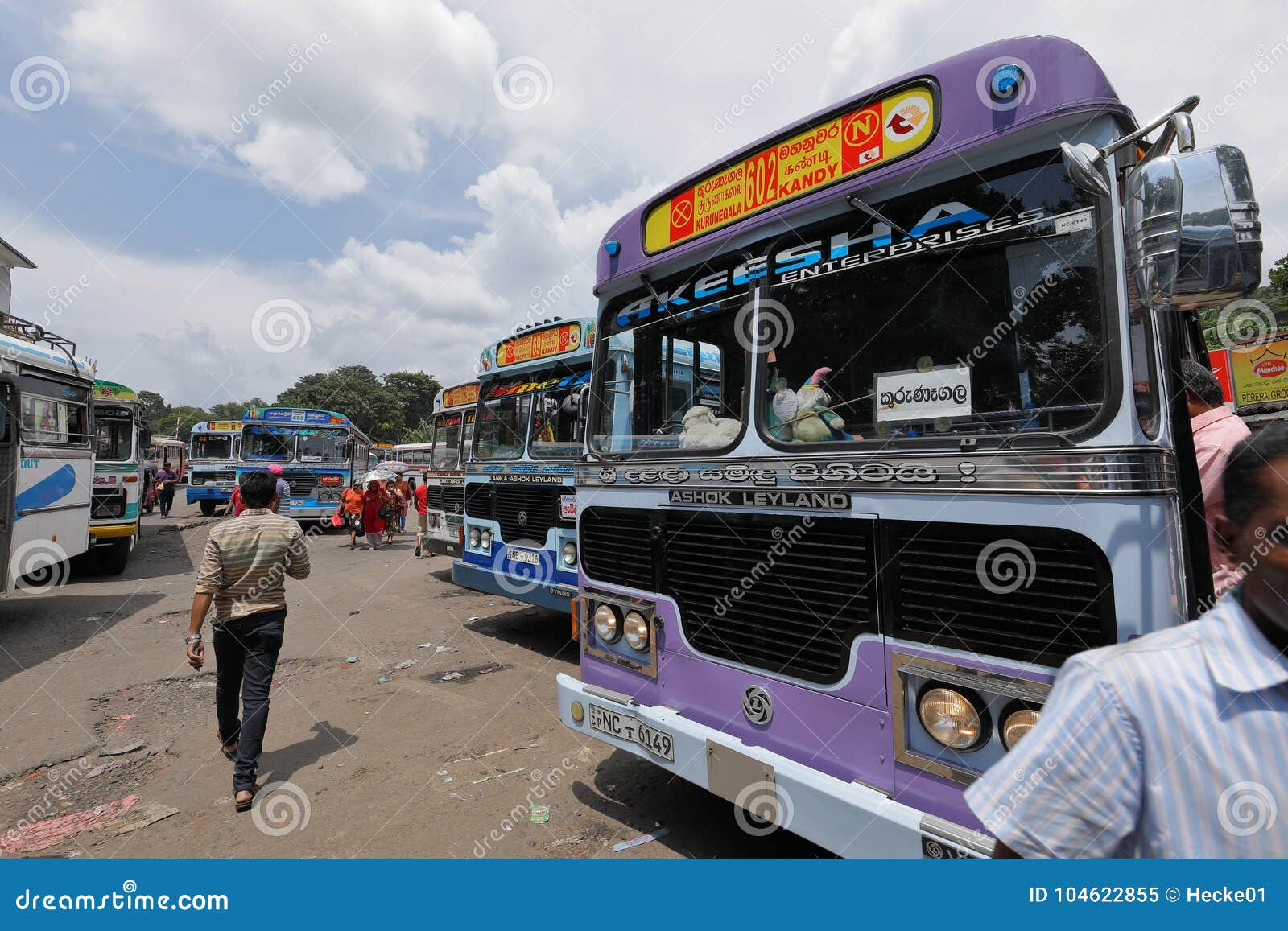 The Bus Station of Kandy in Sri Lanka Editorial Image - Image of buses ...