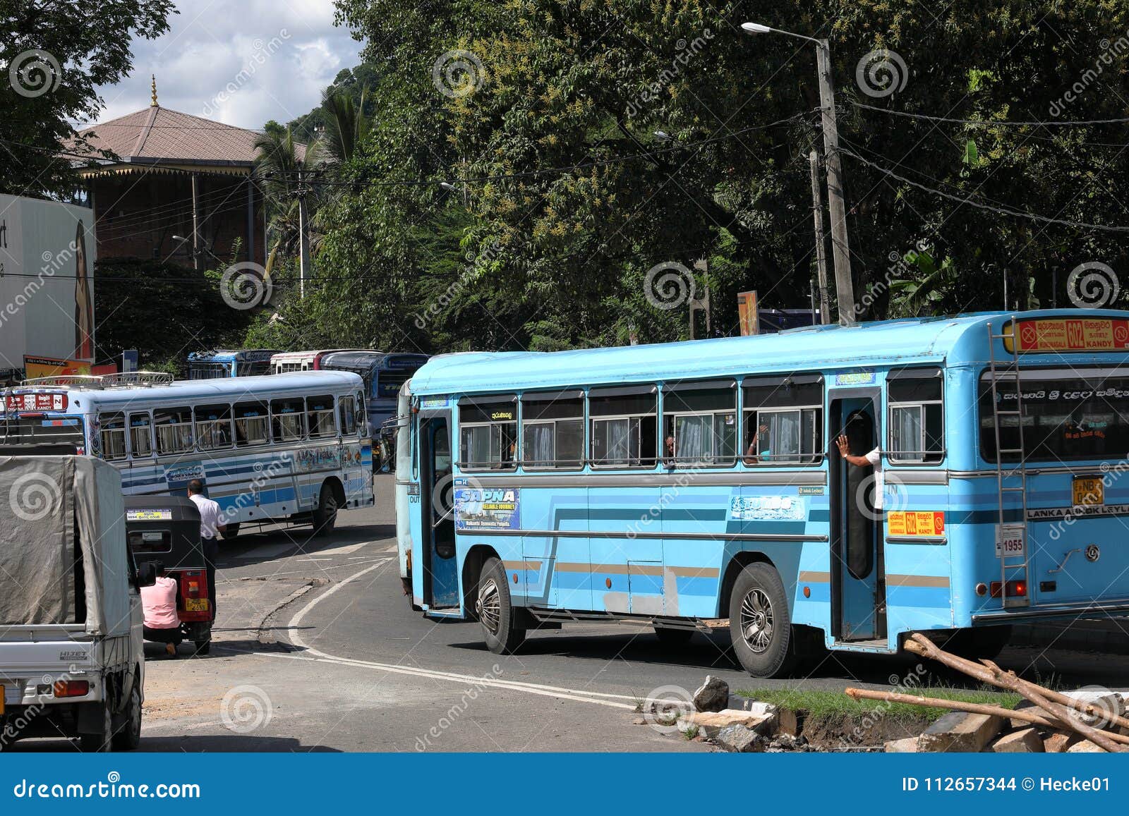 The Bus Station of Kandy in Sri Lanka Editorial Stock Image - Image of ...