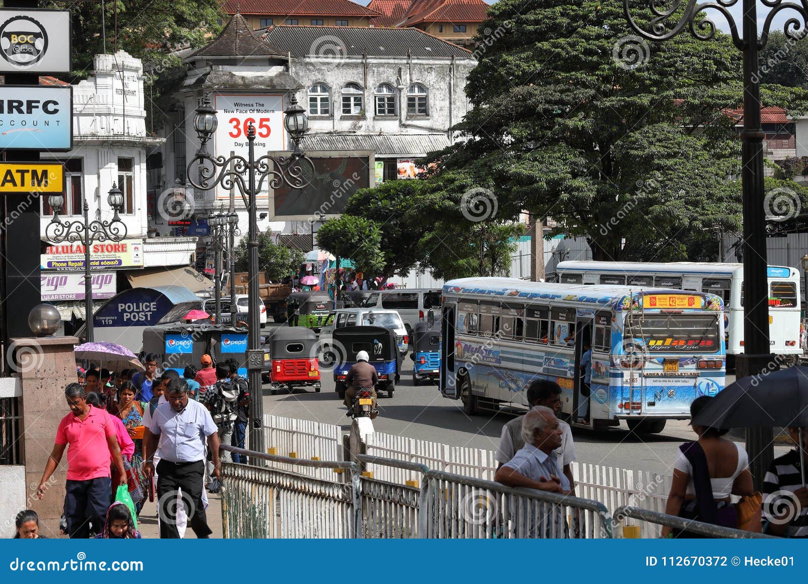 The Bus Station of Kandy in Sri Lanka Editorial Photography - Image of ...