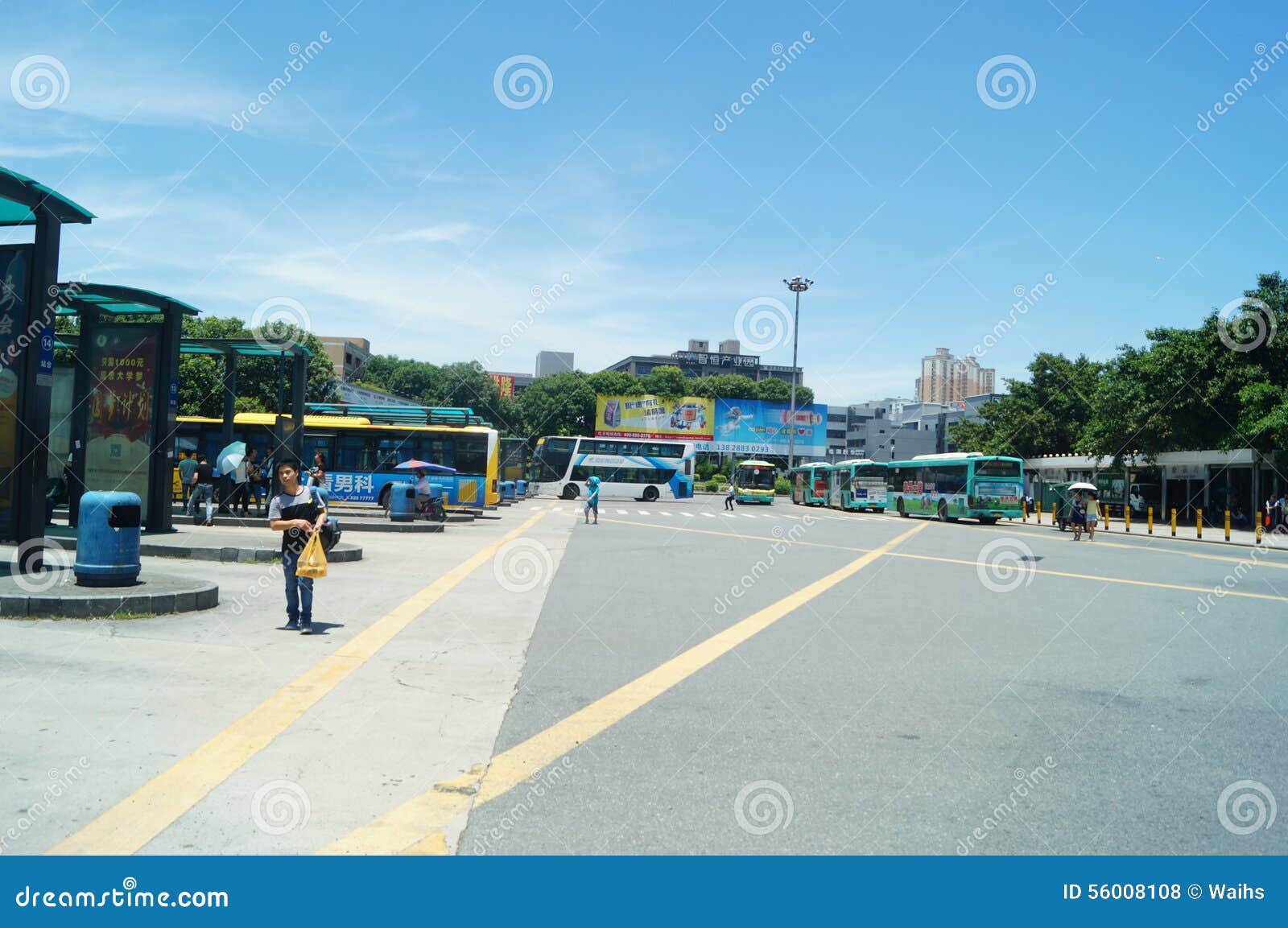 Bus Station, in Nantou, in Shenzhen, China Editorial Stock Photo ...