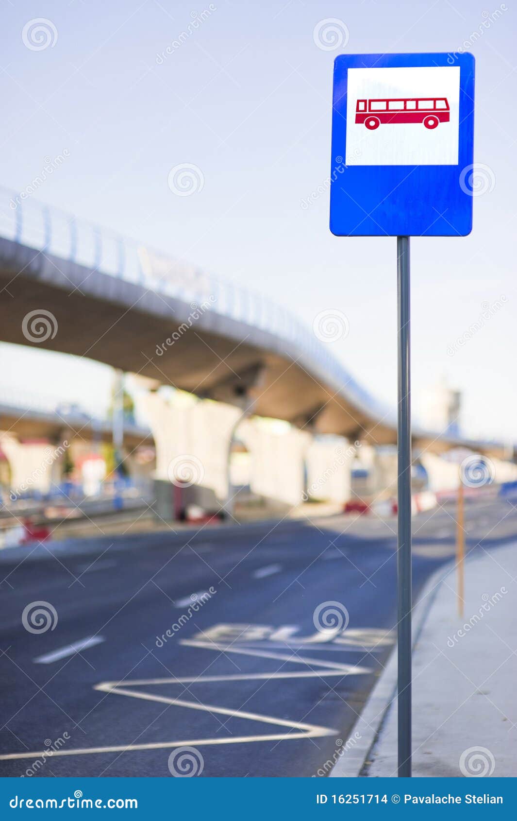 Bus station sign stock photo. Image of vacation, highway - 16251714