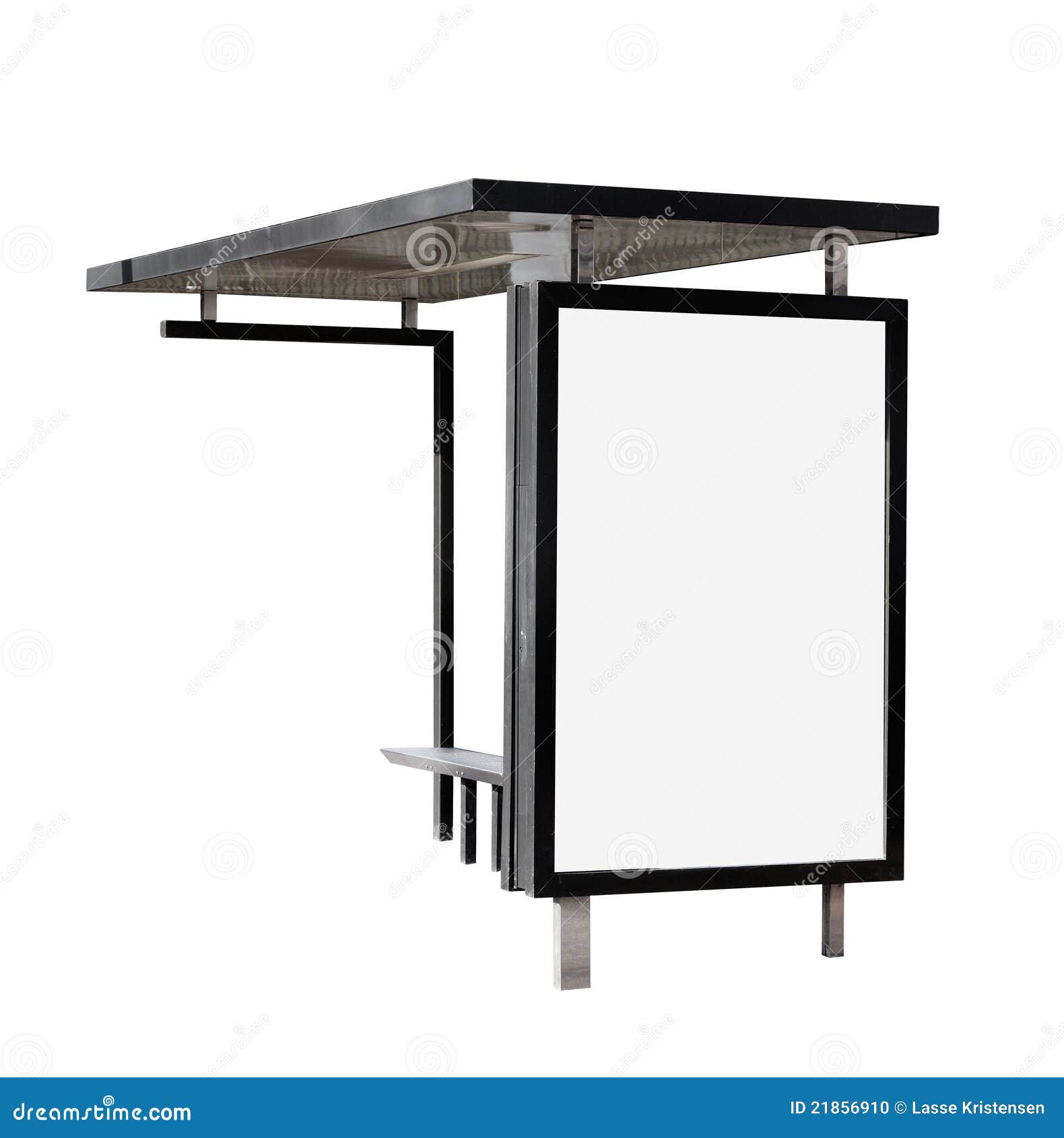 Bus stop stock photo. Image of frame, commercial, advertisement - 21856910