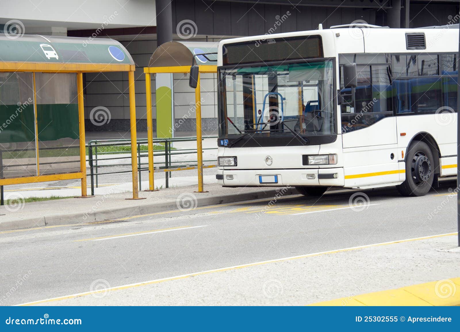 Bus stop stock image. Image of empty, city, public, vehicle - 25302555