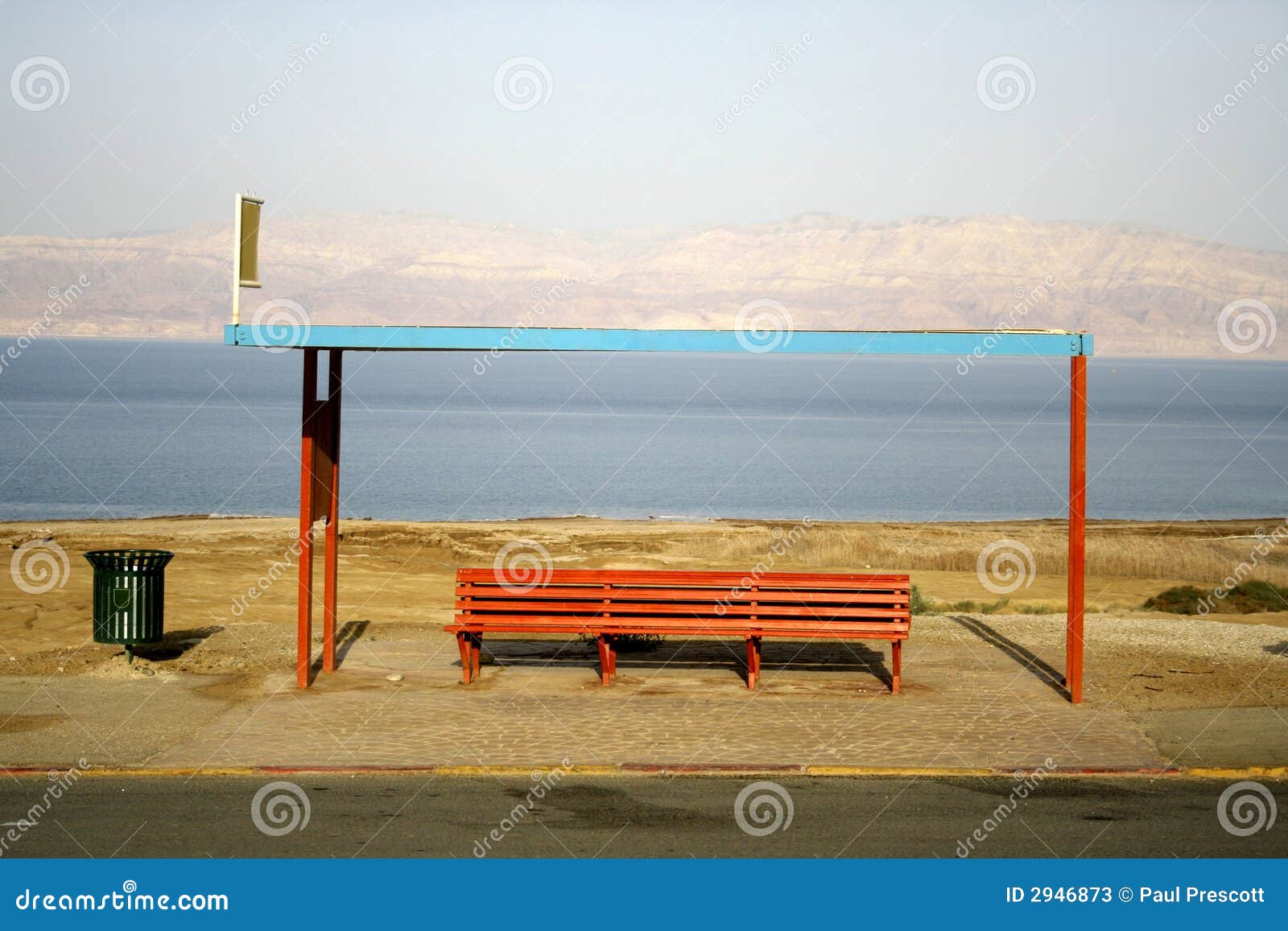 Bus stop stock image. Image of egypt, sinai, arid, judean - 2946873