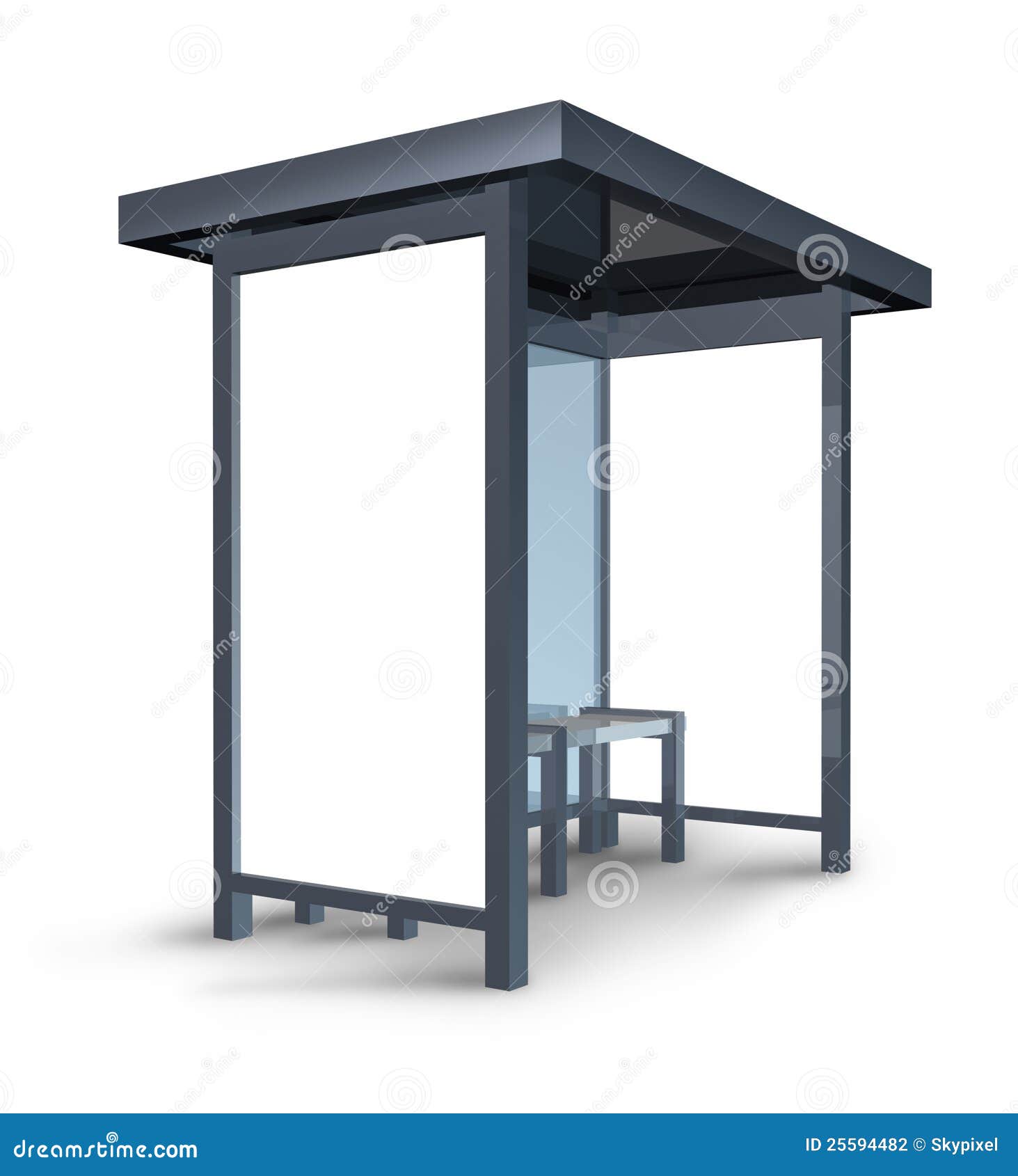 Bus Stop Shelter Vector