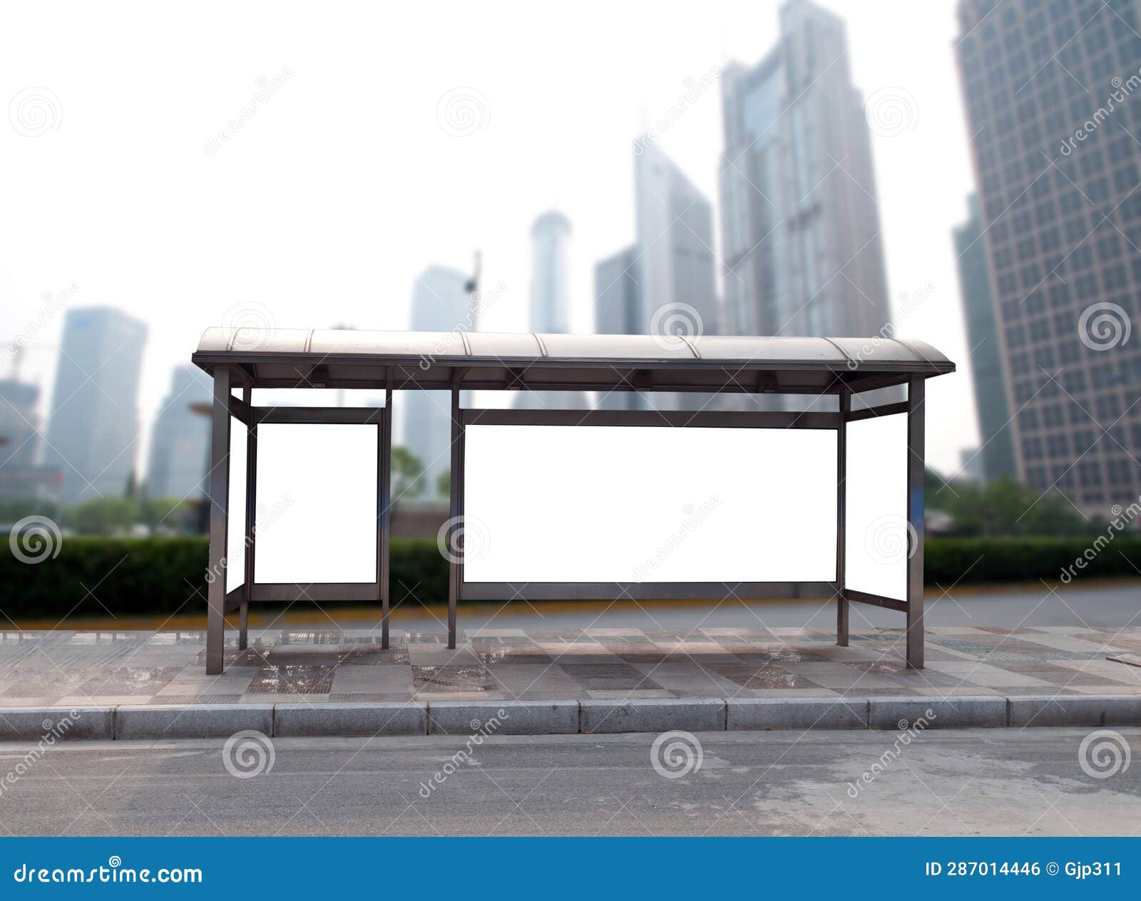 Bus stop billboard stock photo. Image of blank, boundless - 287014446