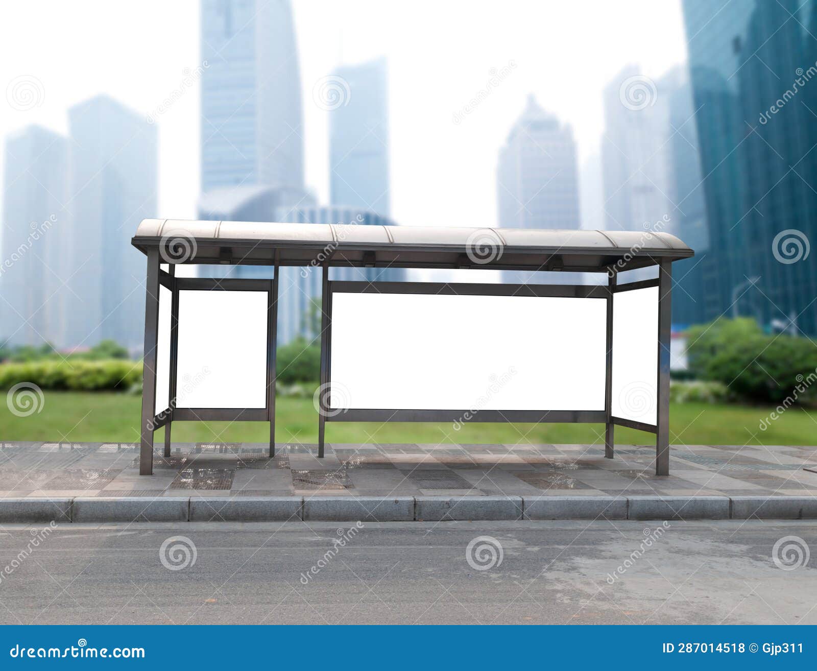 Bus stop billboard stock photo. Image of board, beautiful - 287014518