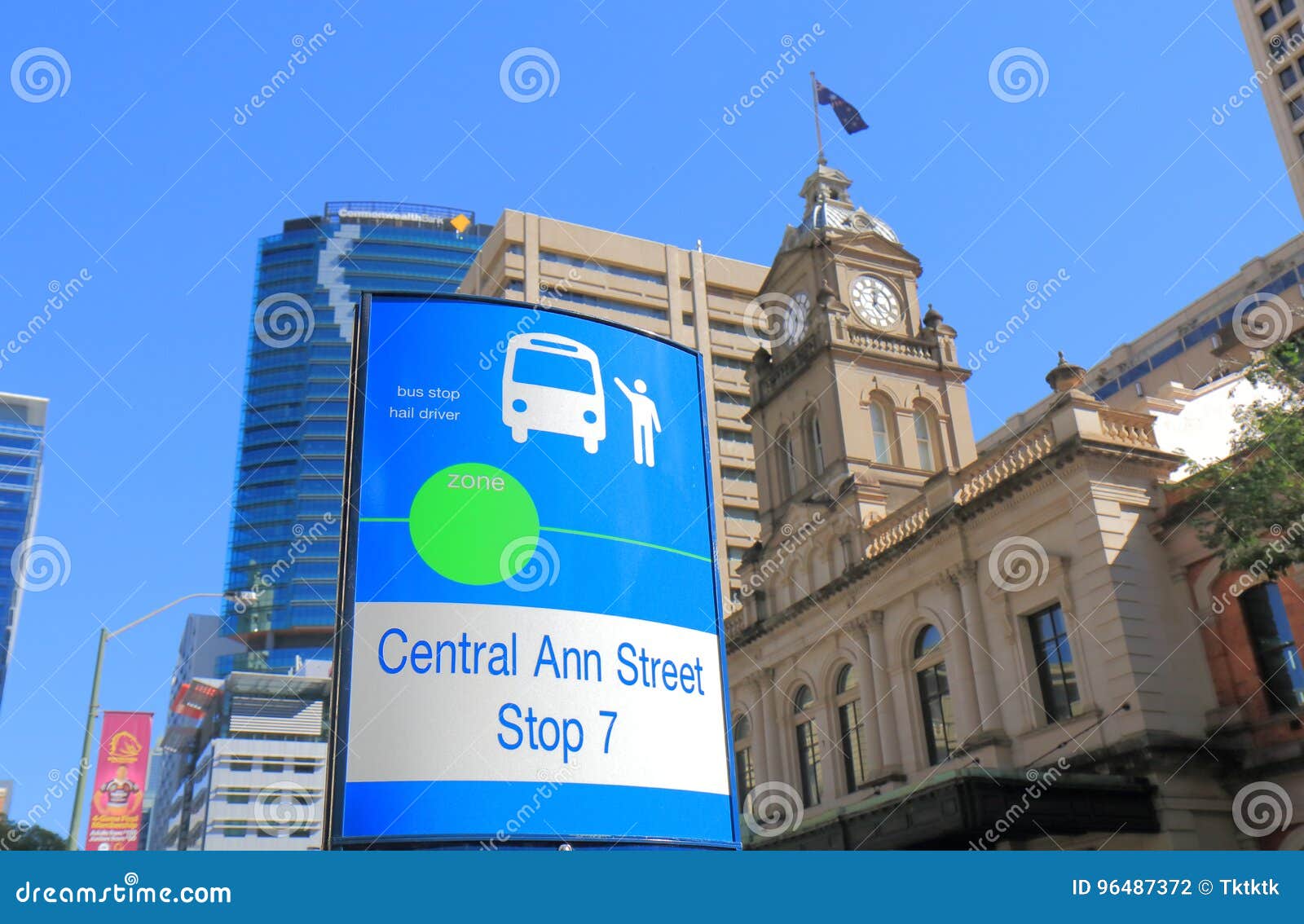 Bus Stop Brisbane Australia Editorial Photography - Image of commuters ...