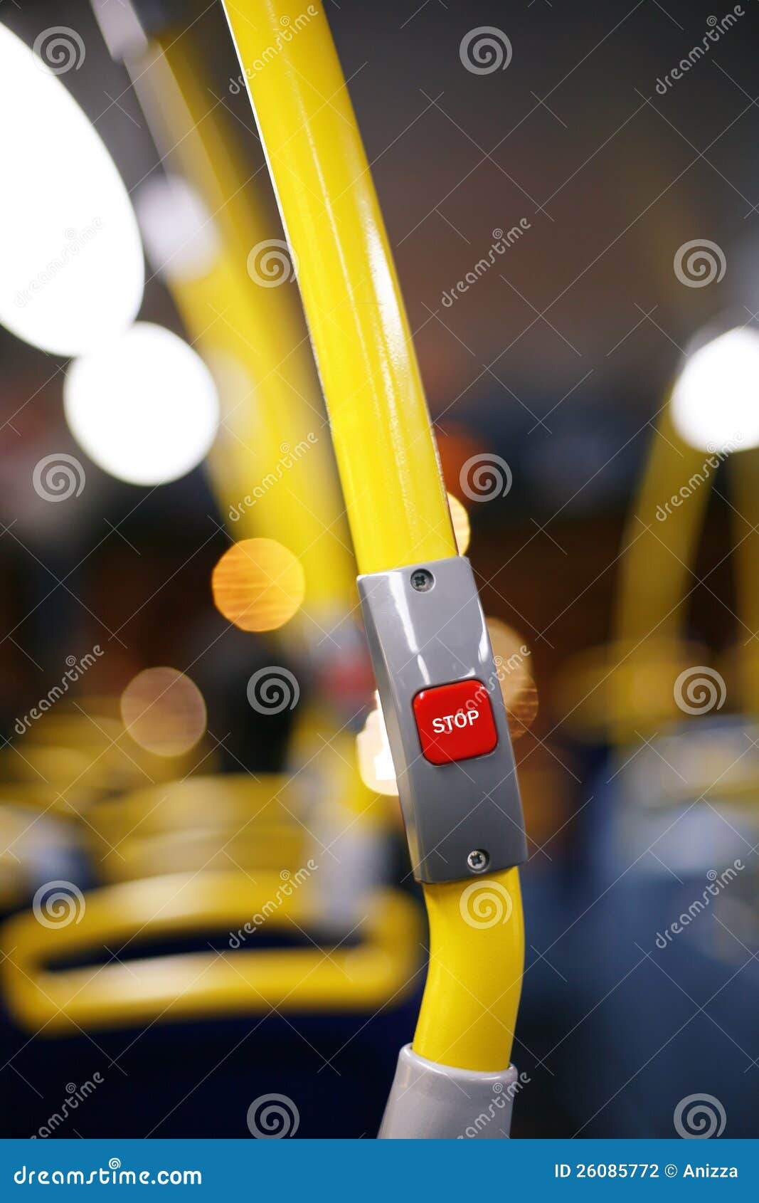 Bus Stop Button stock photo. Image of transportation - 26085772
