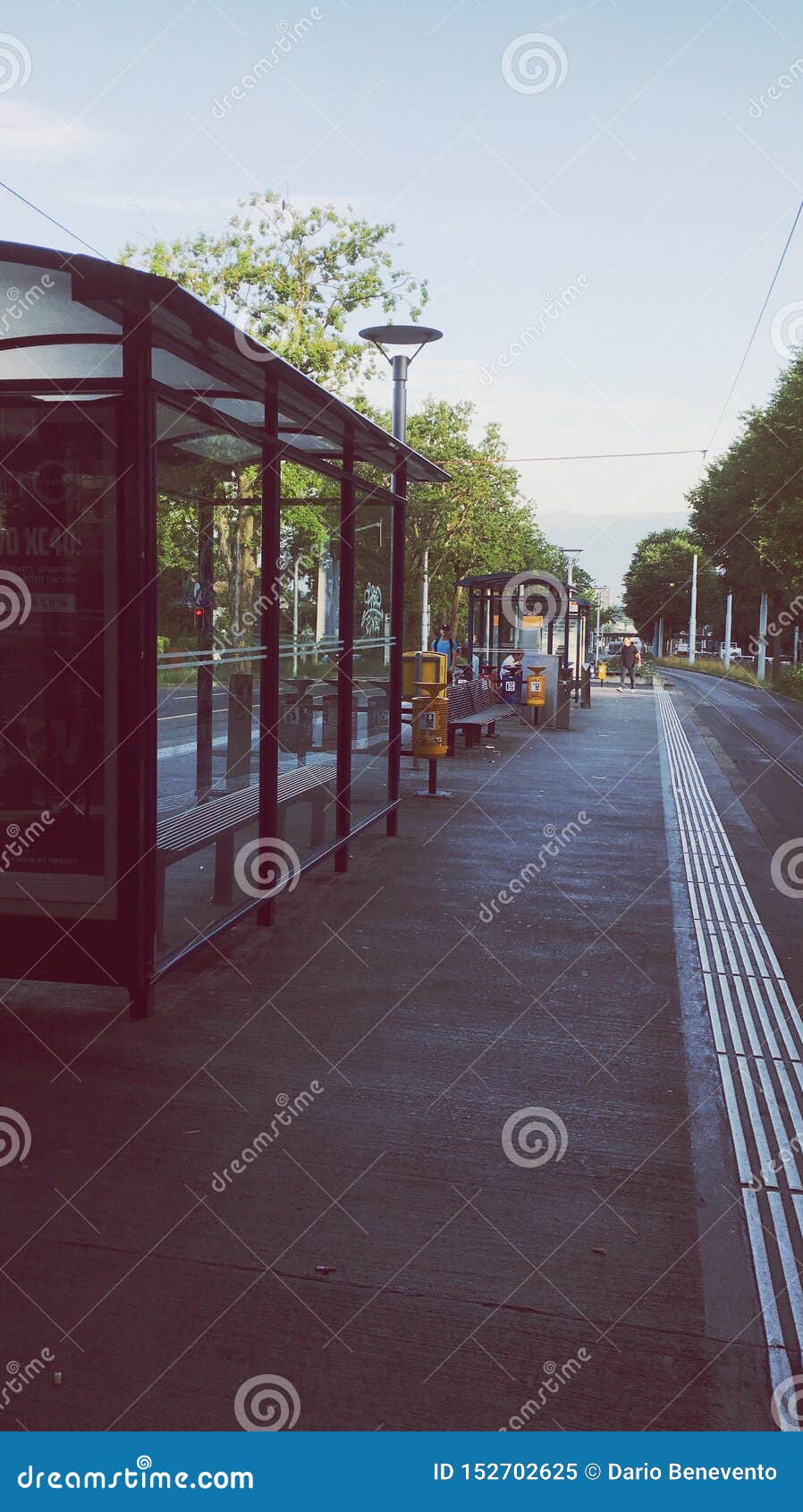 At the bus stop editorial image. Image of stop, still - 152702625