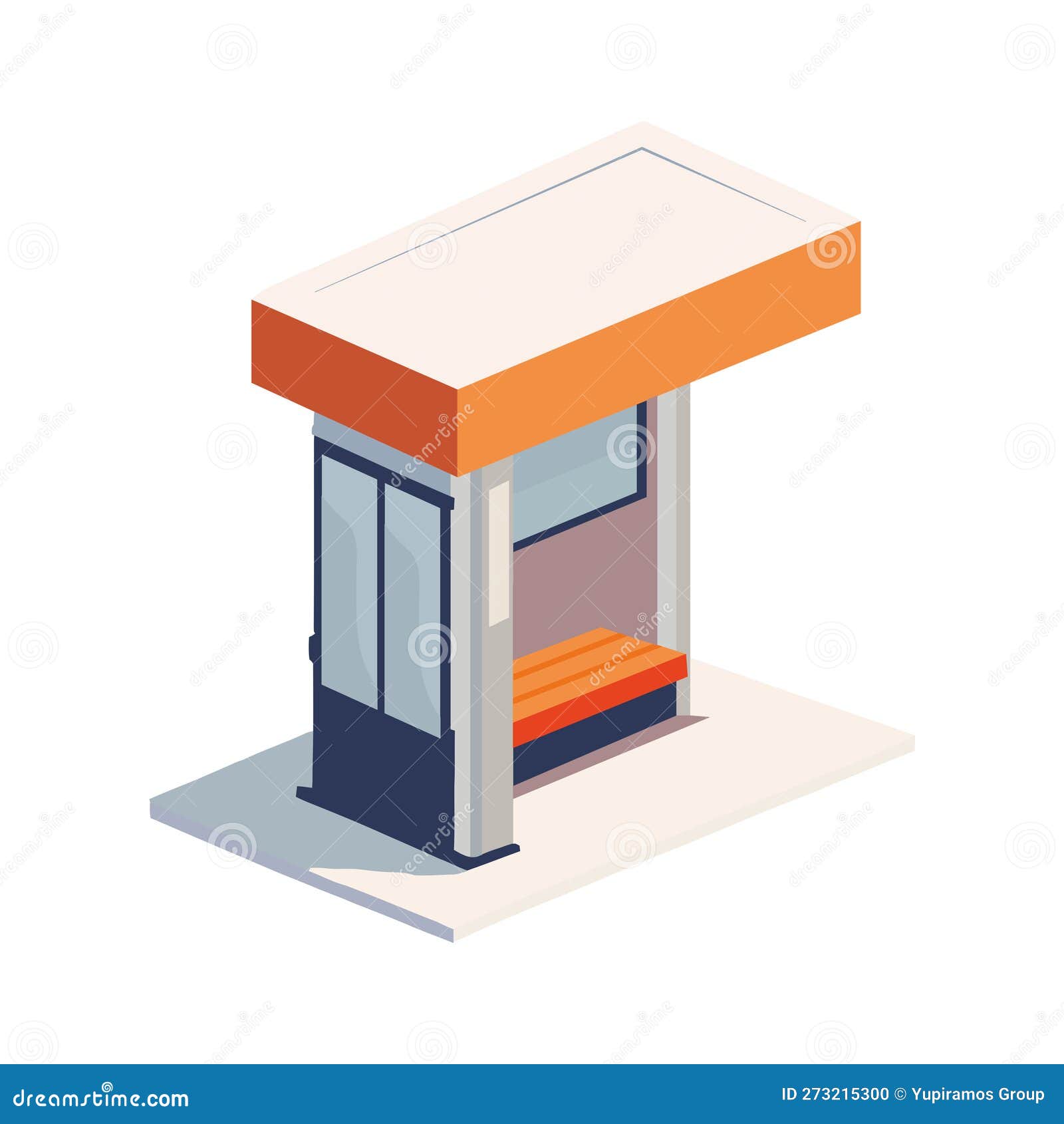 Bus stop image stock vector. Illustration of city, station - 273215300