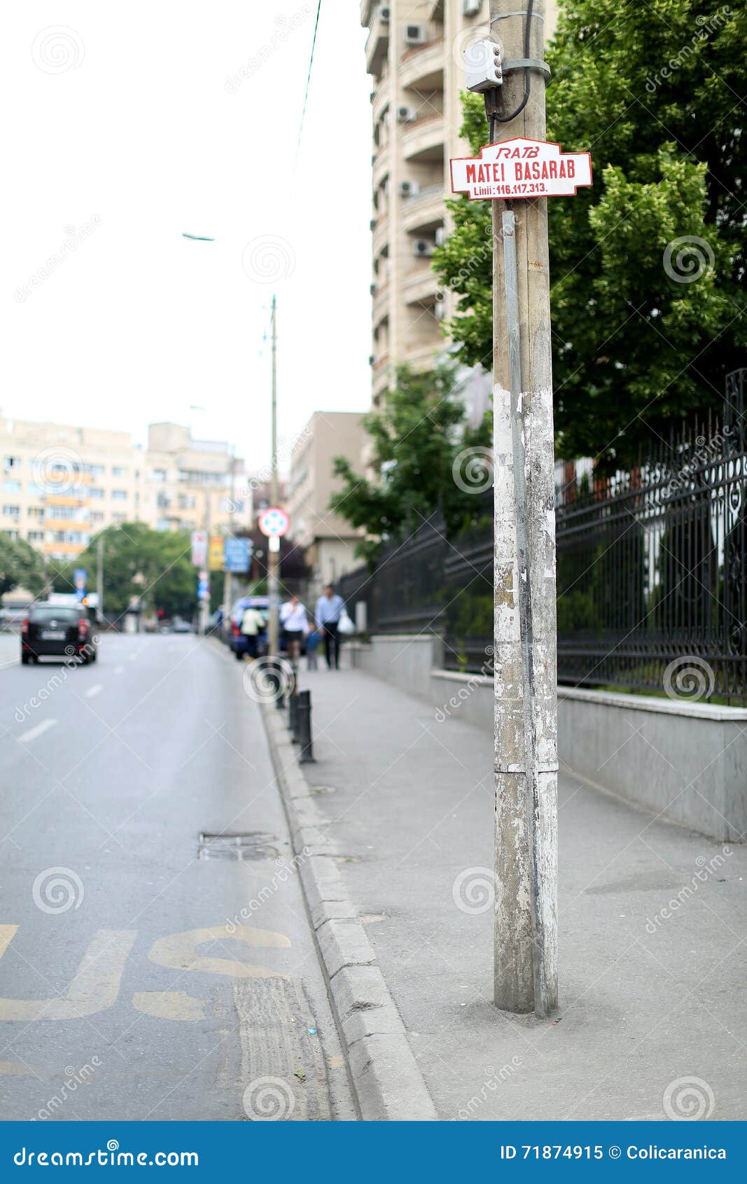 Bus stop indicator editorial image. Image of public, indi - 71874915