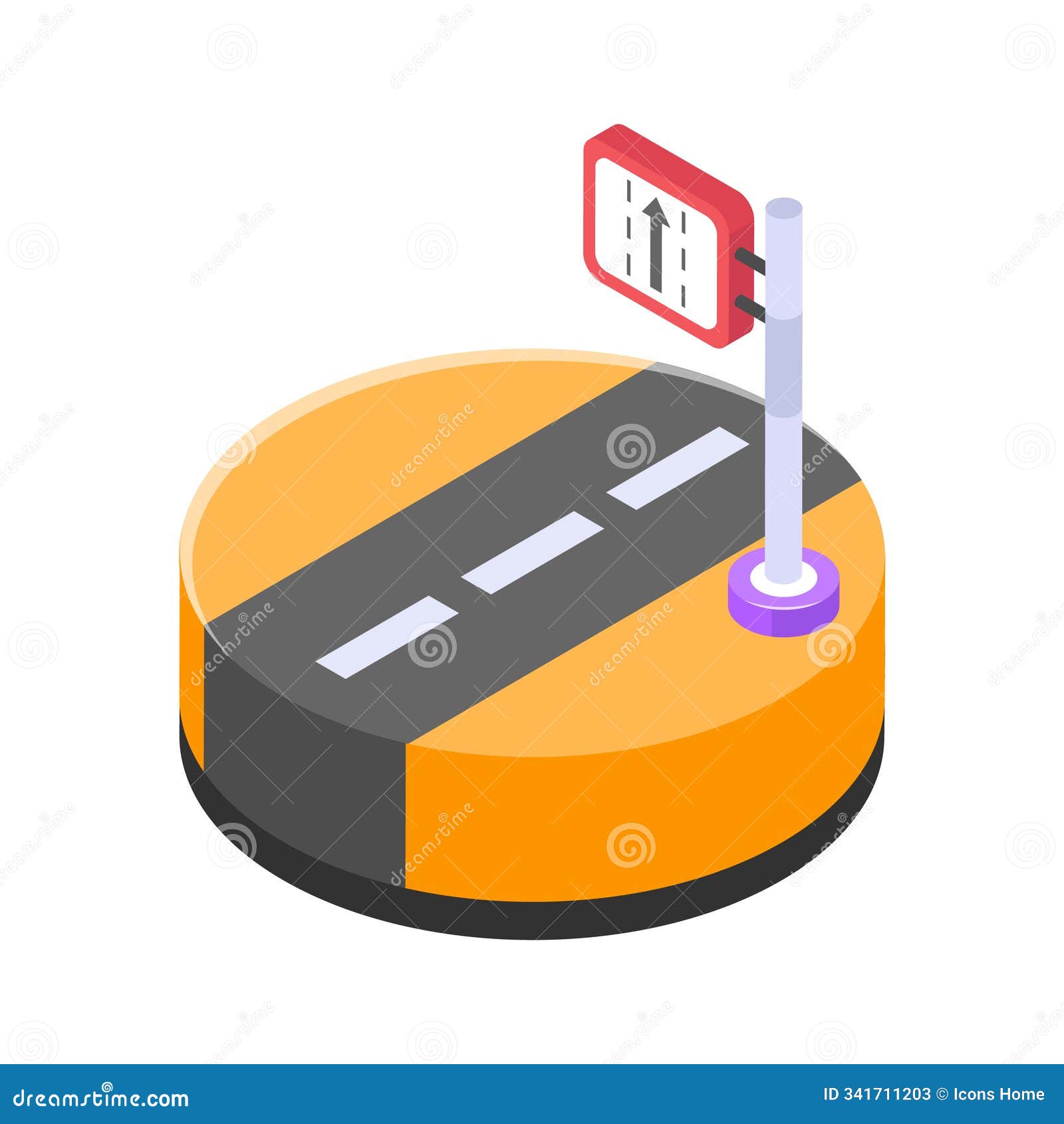 Bus Stop Location Isometric Vector, Ready for Premium Use Stock ...