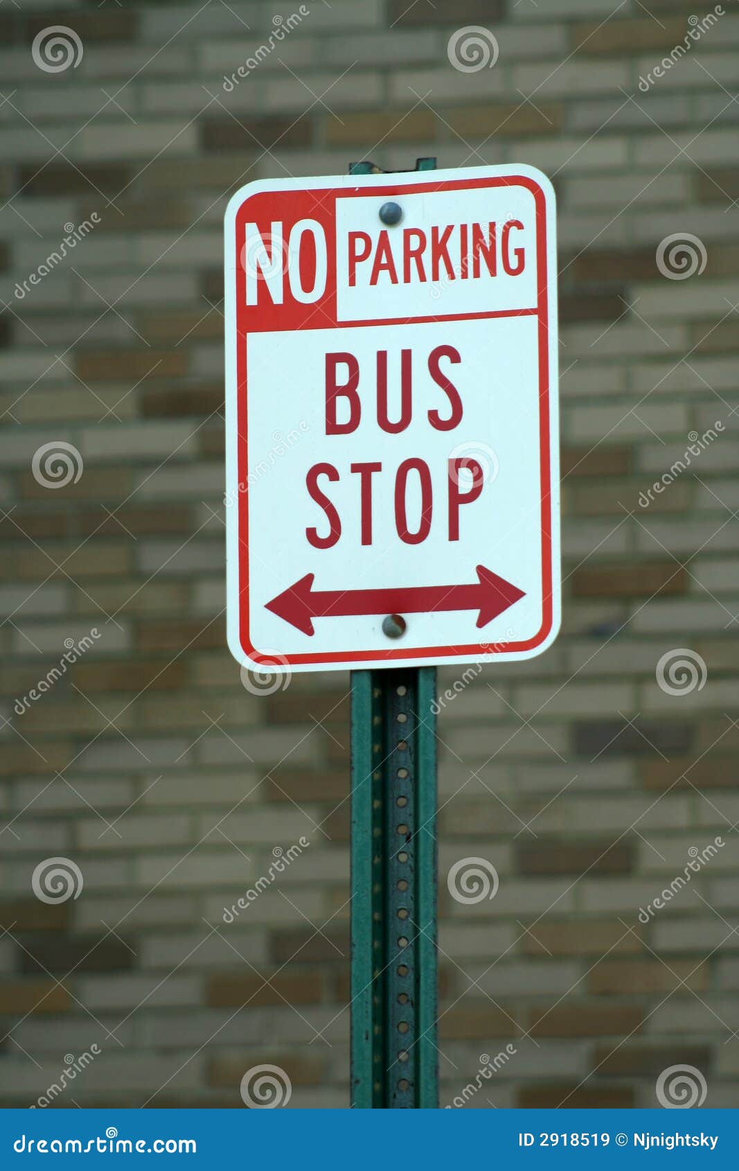 Bus Stop Sign Royalty-Free Stock Photography | CartoonDealer.com #2918519