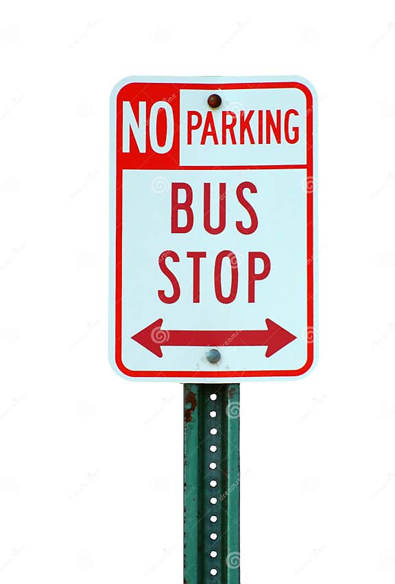 Bus stop sign stock image. Image of mode, elementary, metal - 5119875