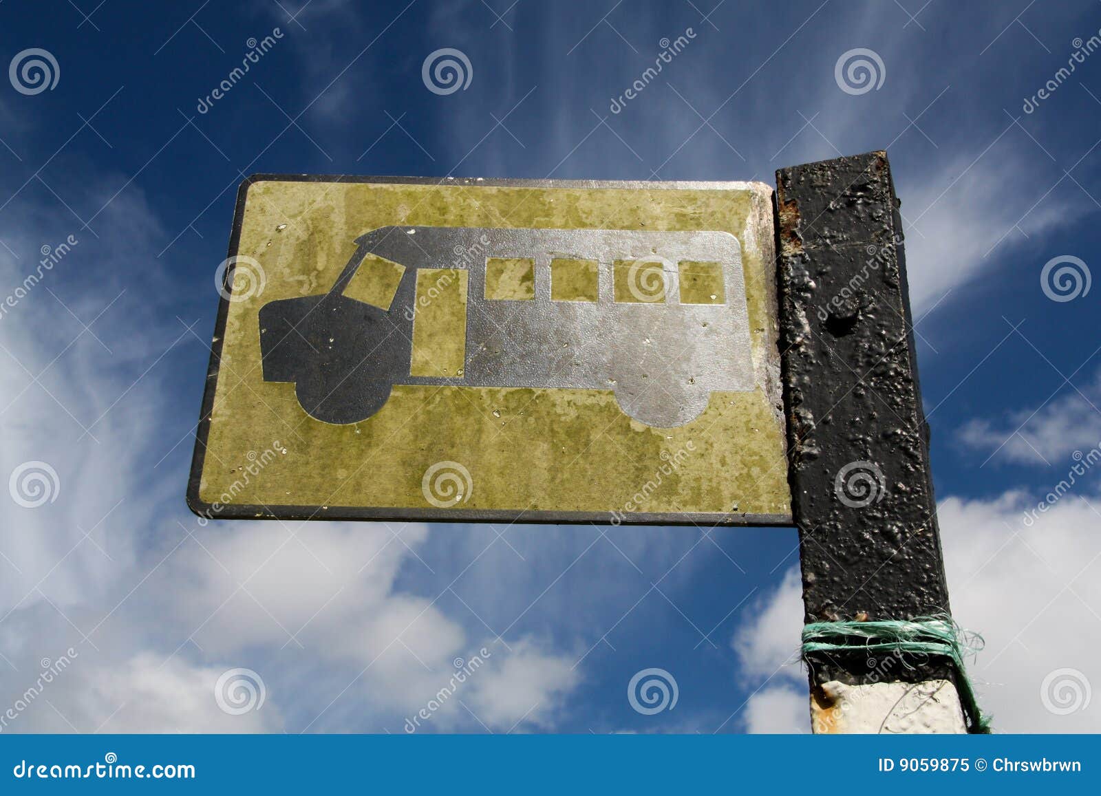 Bus Stop Sign stock image. Image of road, street, stop - 9059875